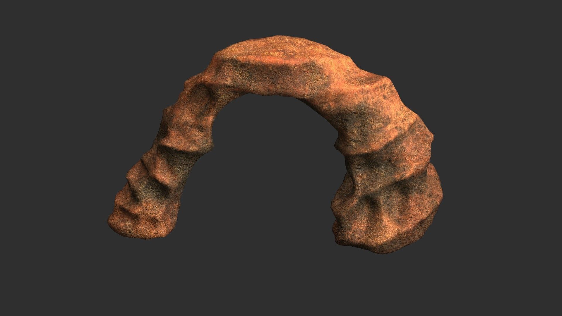 3D model Small Arch - Red Dust VR / AR / low-poly | CGTrader