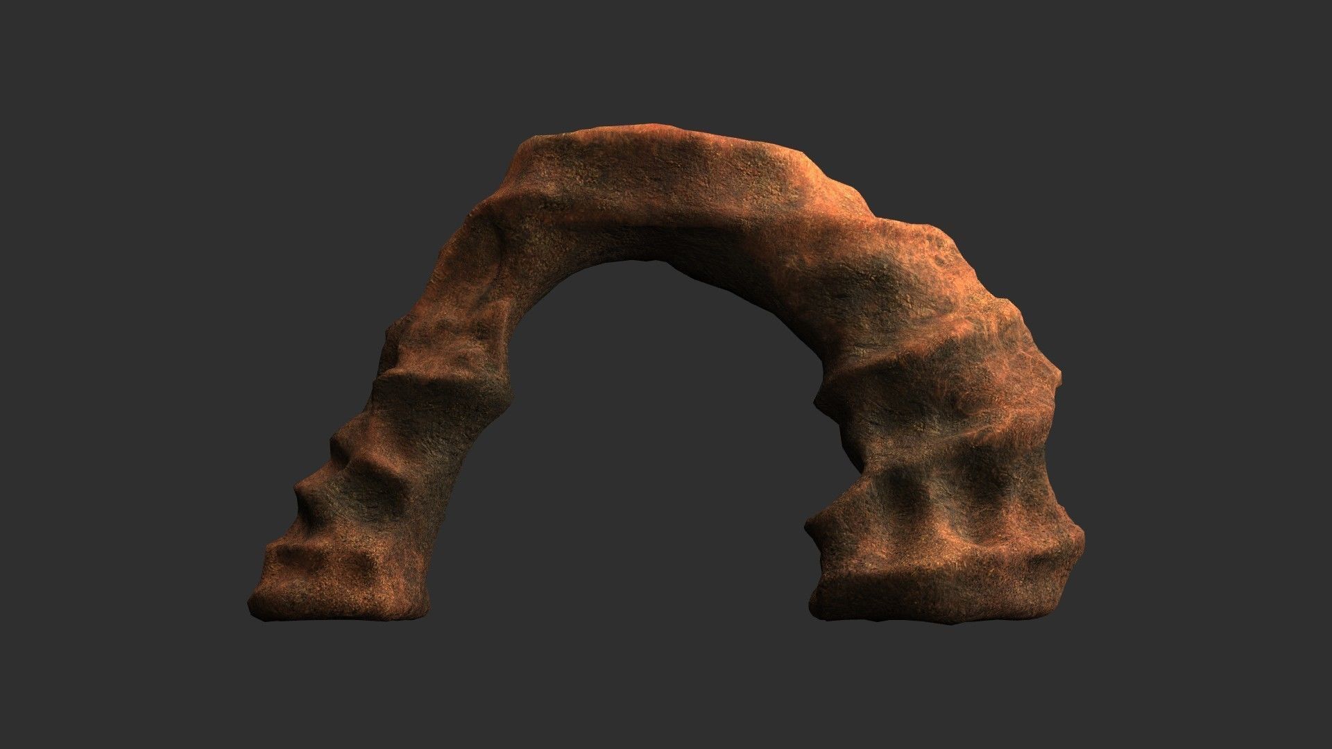 3D model Small Arch - Red Dust VR / AR / low-poly | CGTrader