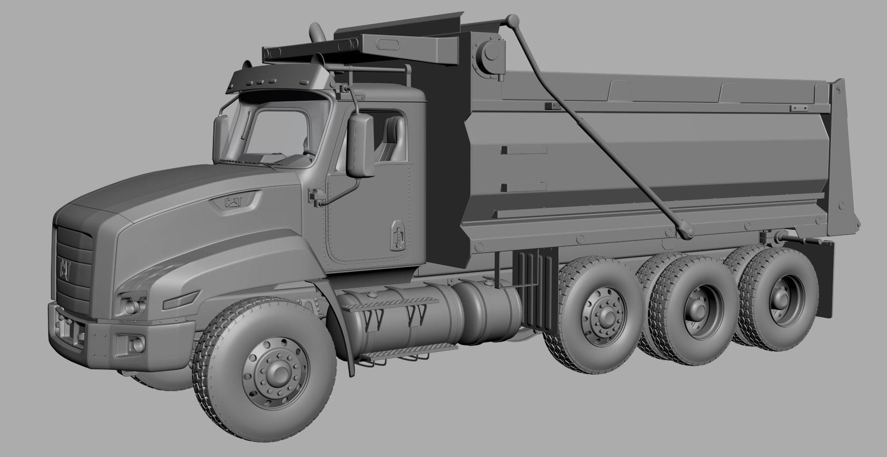 Dump Truck CT660S 3D model | CGTrader