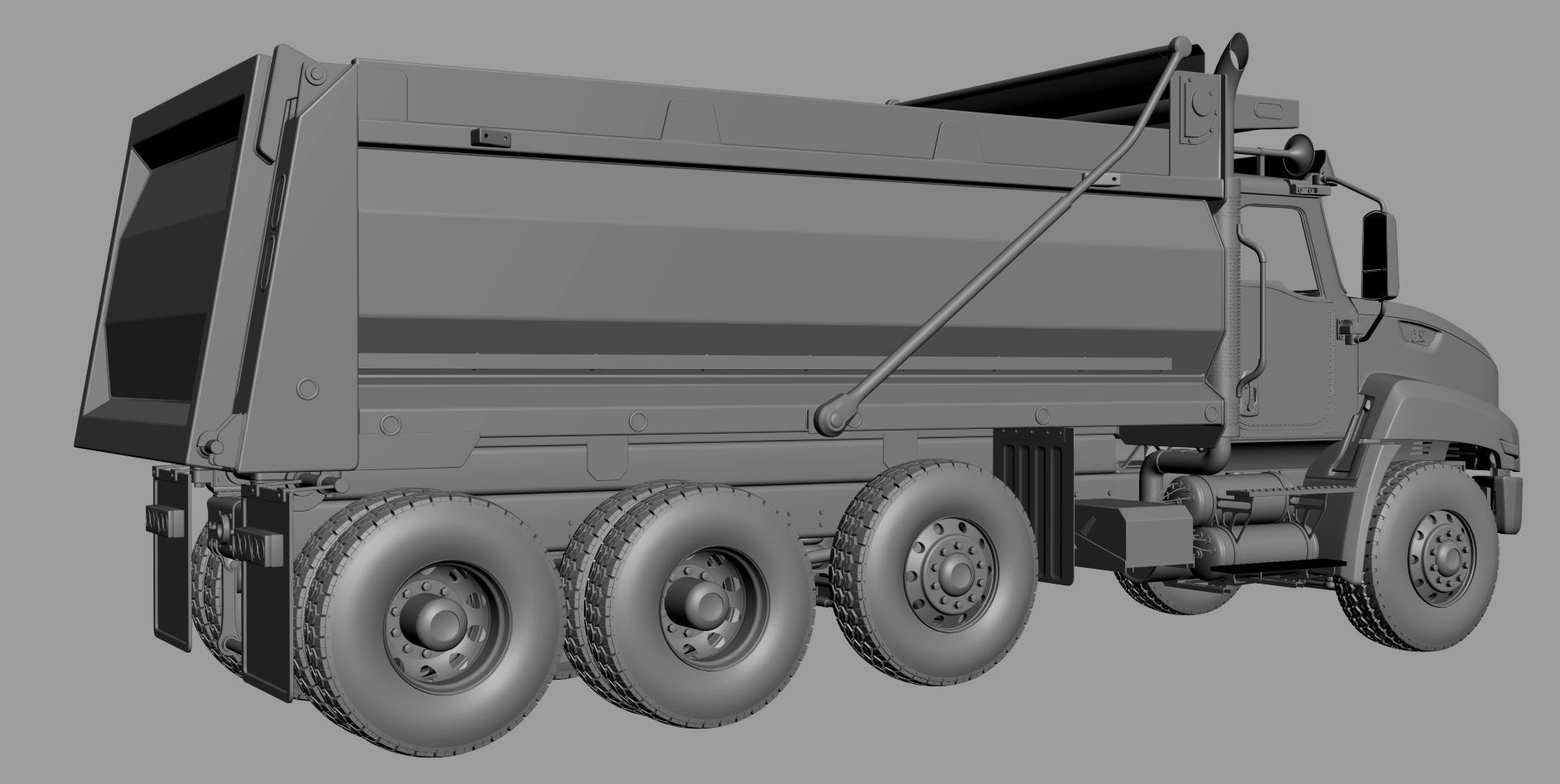 Dump Truck CT660S 3D model | CGTrader