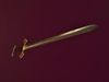 Golden sword PBR HI-poly game ready 3D model | CGTrader
