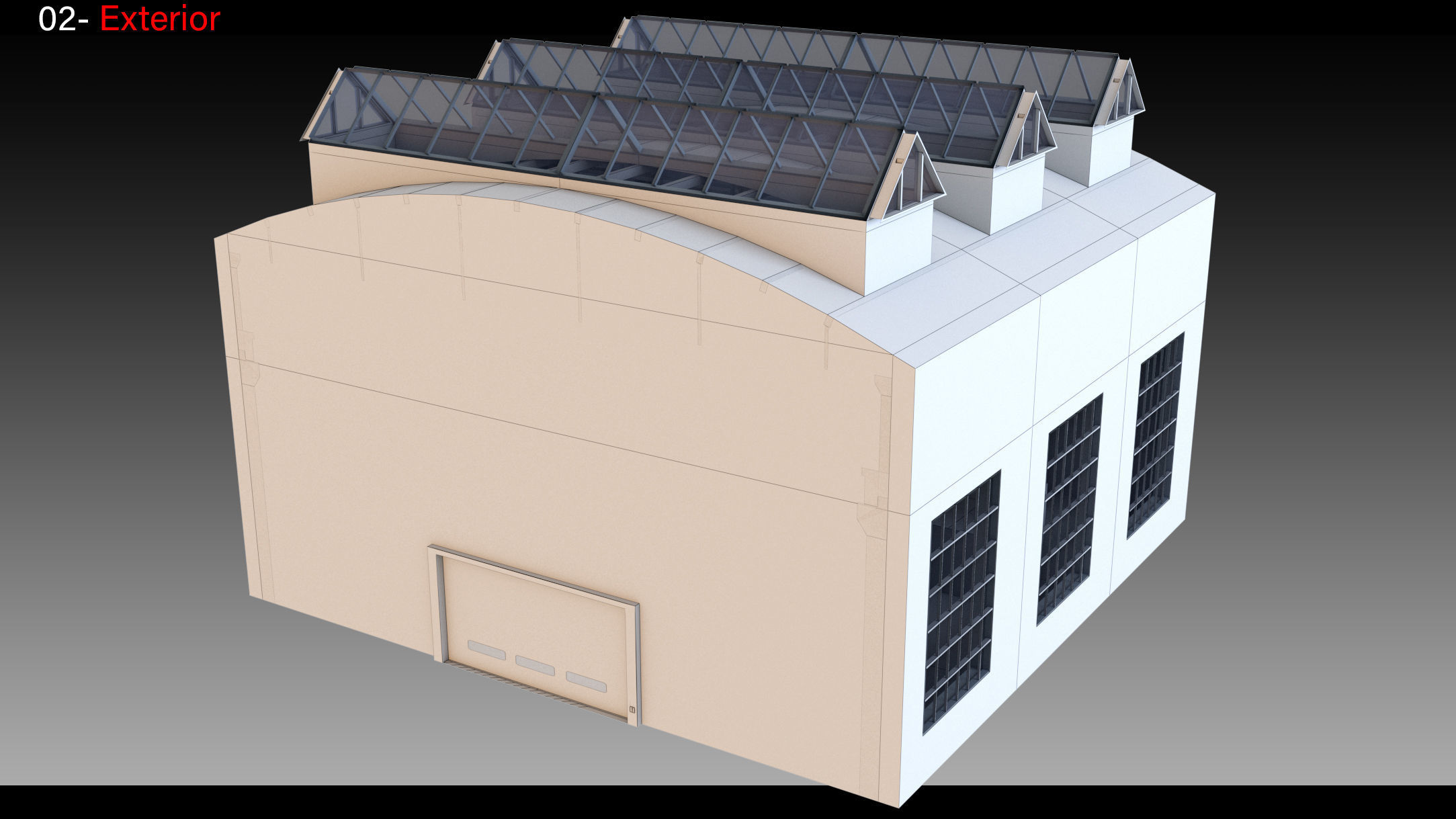 6 Industrial Sheds- High detail 3d models 3D model | CGTrader