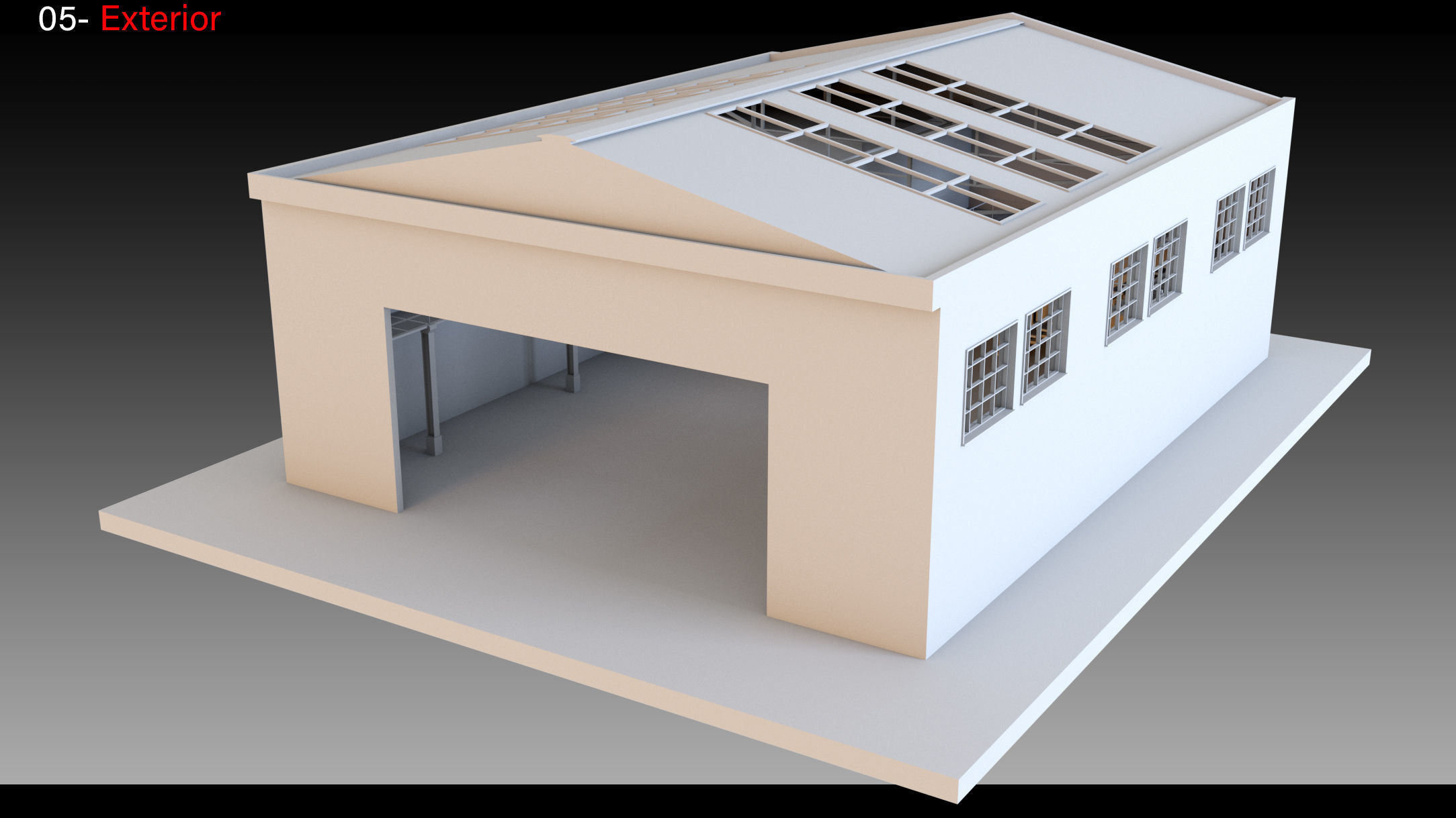6 Industrial Sheds- High detail 3d models 3D model | CGTrader