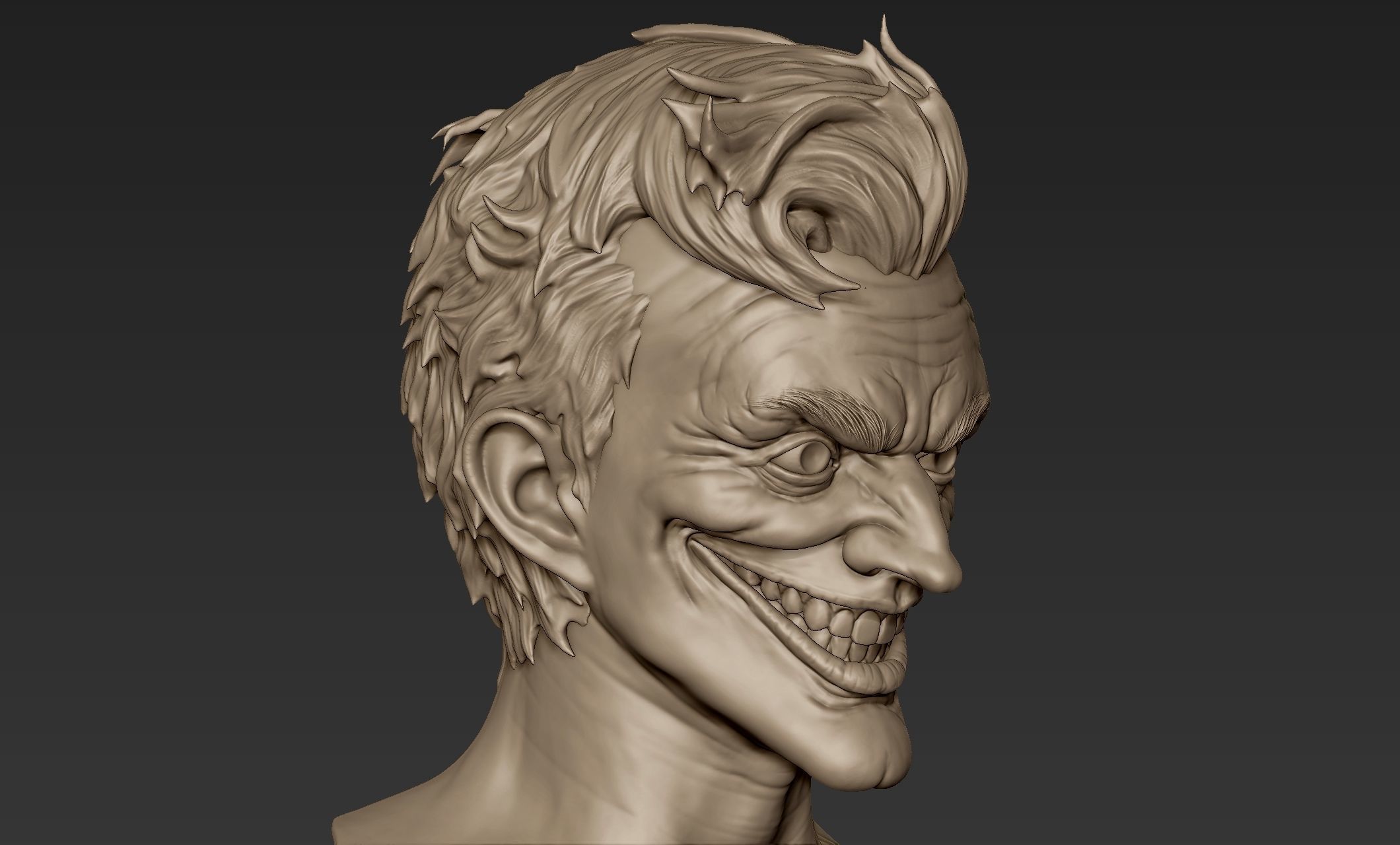 Joker Head 3D model | CGTrader