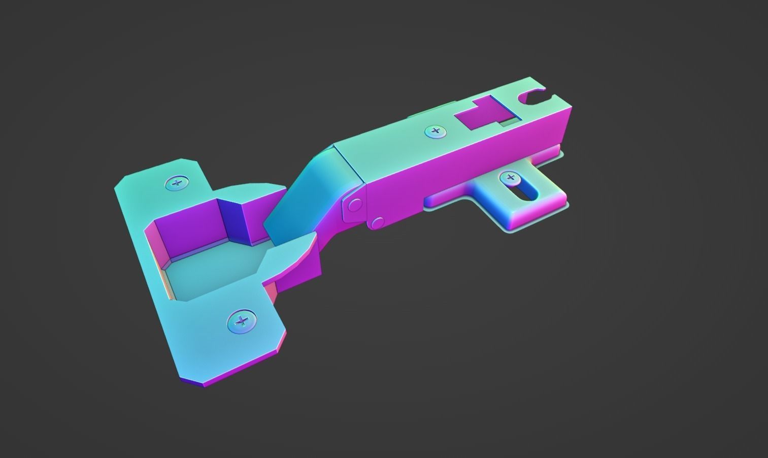 furniture hinge free VR / AR / low-poly 3D model | CGTrader