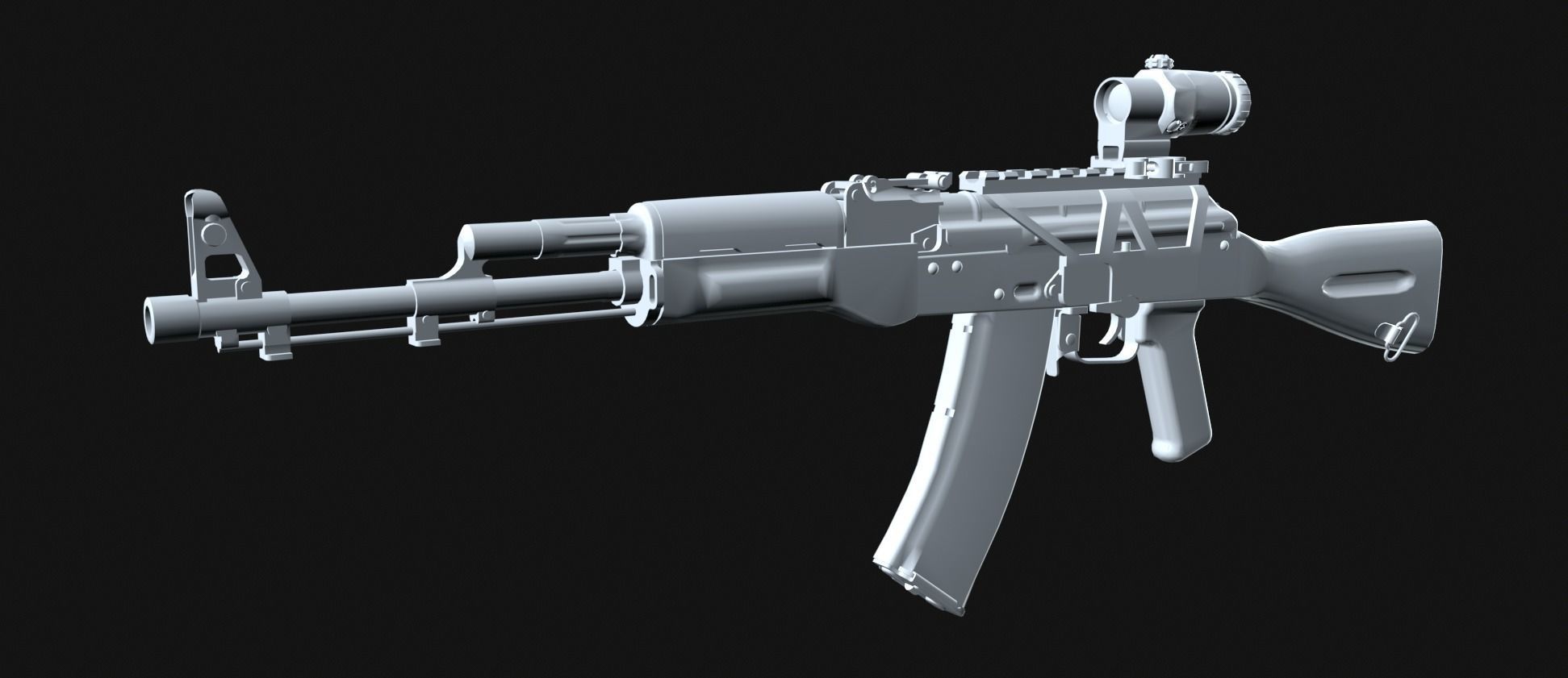 3D model MILITARY Game Ready AK 74 SET VR / AR / low-poly | CGTrader