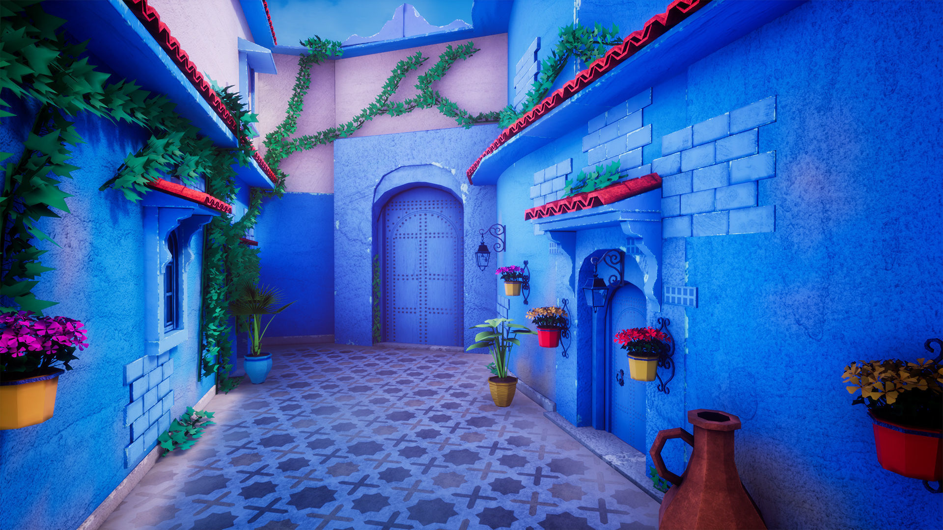 3D model Middle Eastern Street Modular Package 50 Assets VR / AR / low ...