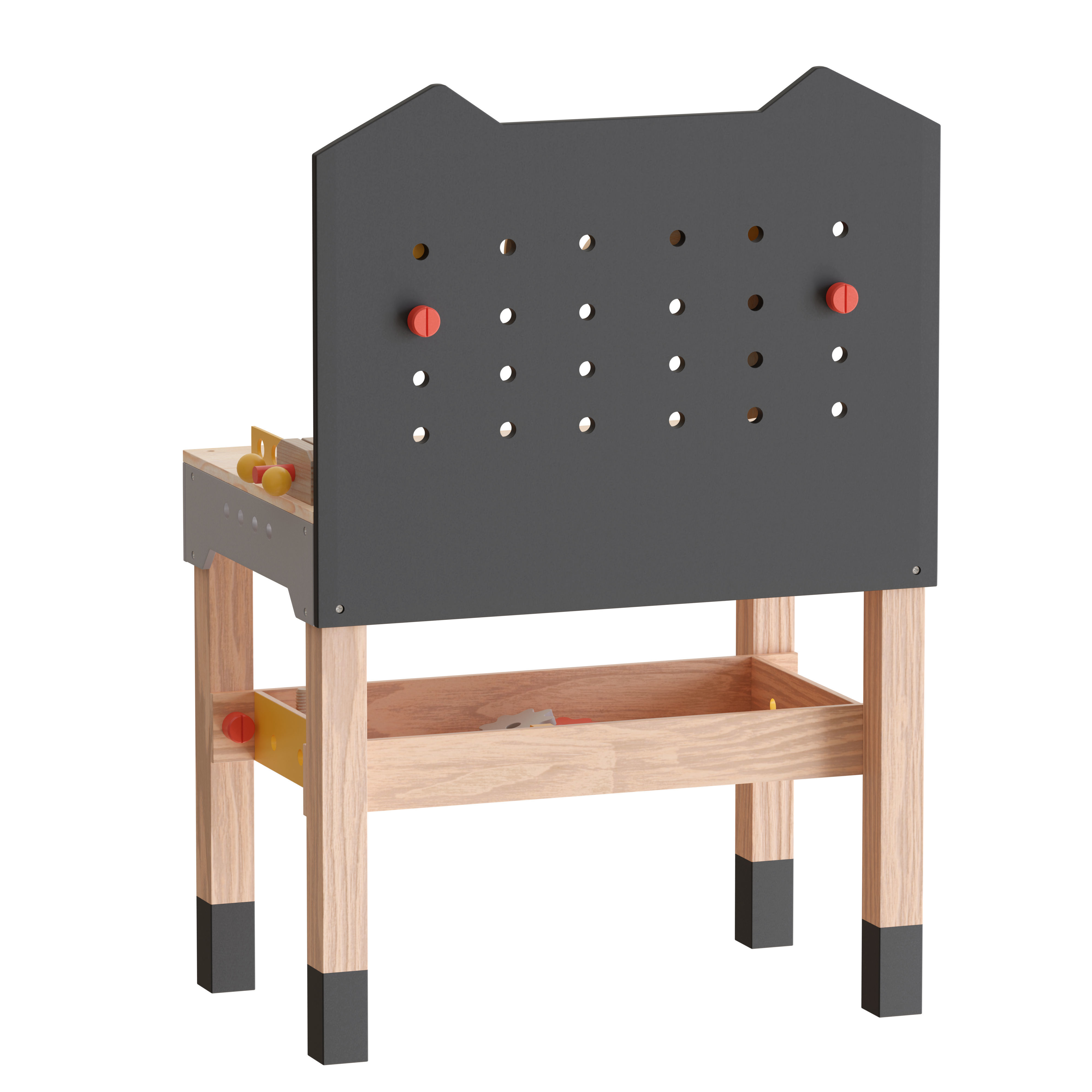 3D model ROBUD Wooden Tool Workbench Toy for Kids VR / AR / low-poly ...