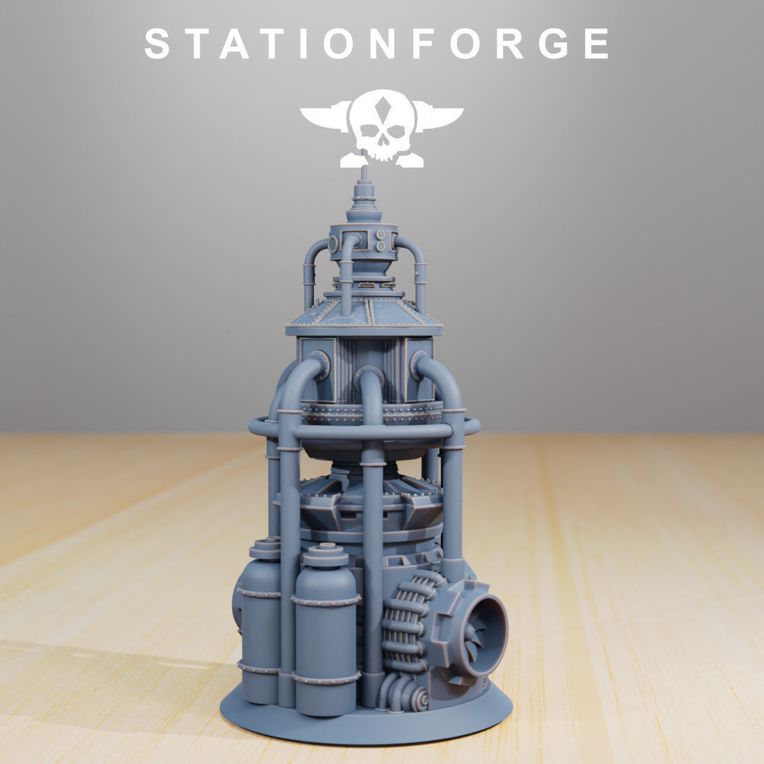 Industrial Terrain 3D model 3D printable | CGTrader