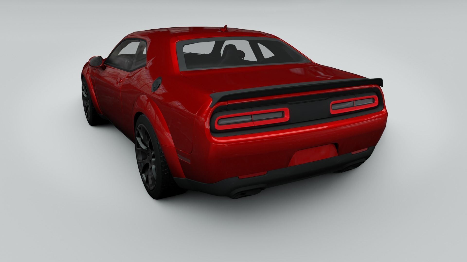 Dodge Challenger SRT Hellcat Widebody Redeye 2022 3D model | CGTrader