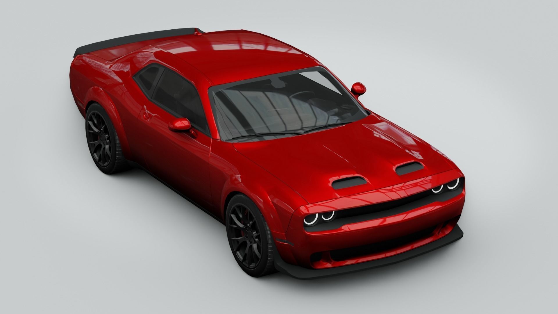 Dodge Challenger SRT Hellcat Widebody Redeye 2022 3D model | CGTrader