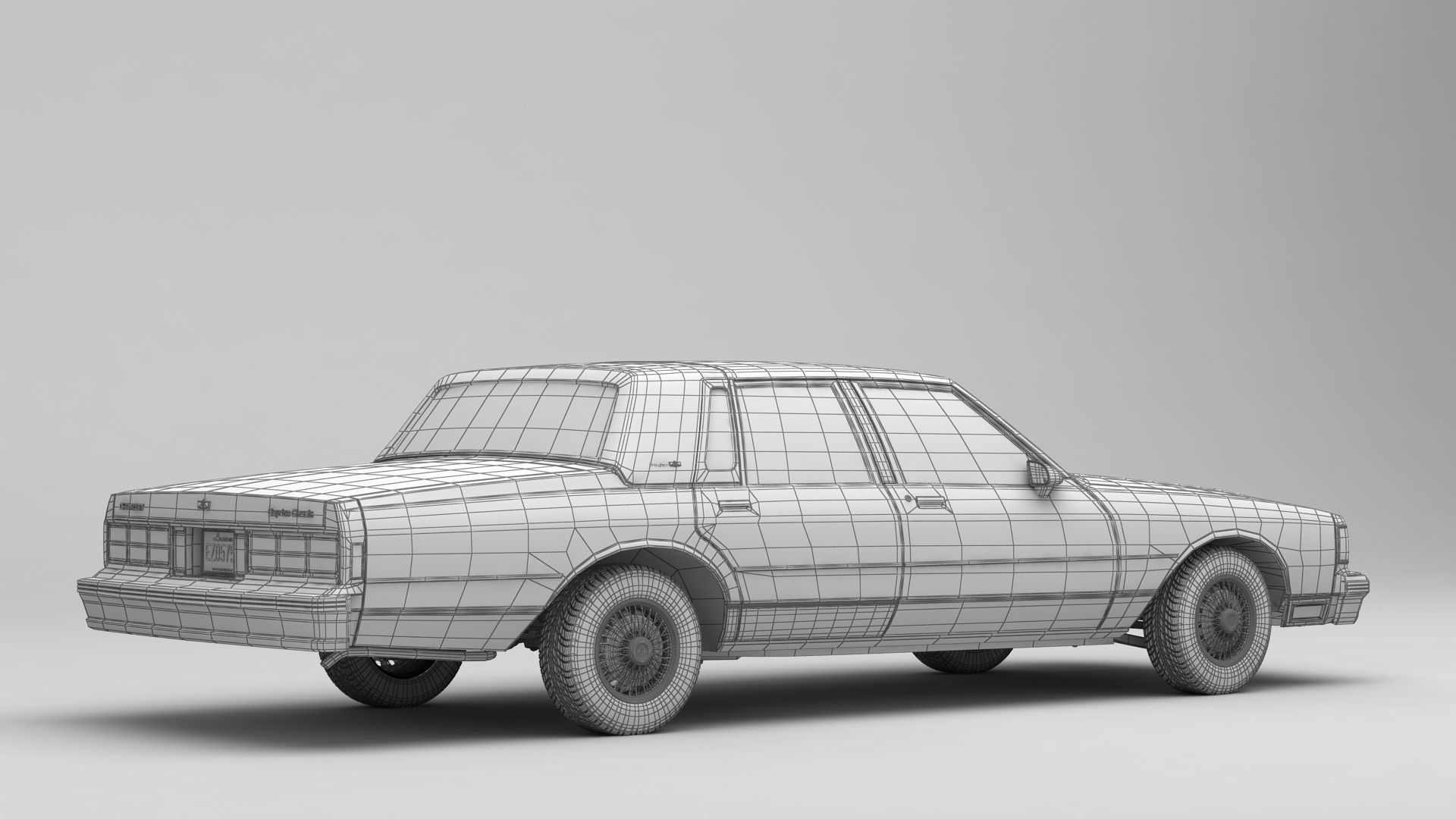 Chevrolet Caprice Classic 1989 3D model | CGTrader