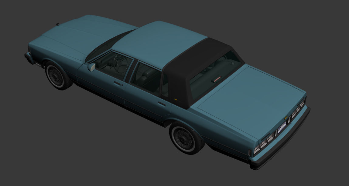 Chevrolet Caprice Classic 1989 3D model | CGTrader