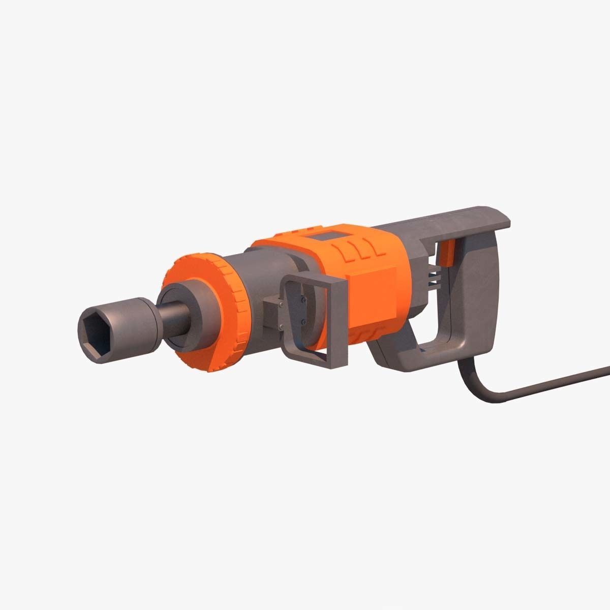 neumatic hammer drill 3D model | CGTrader