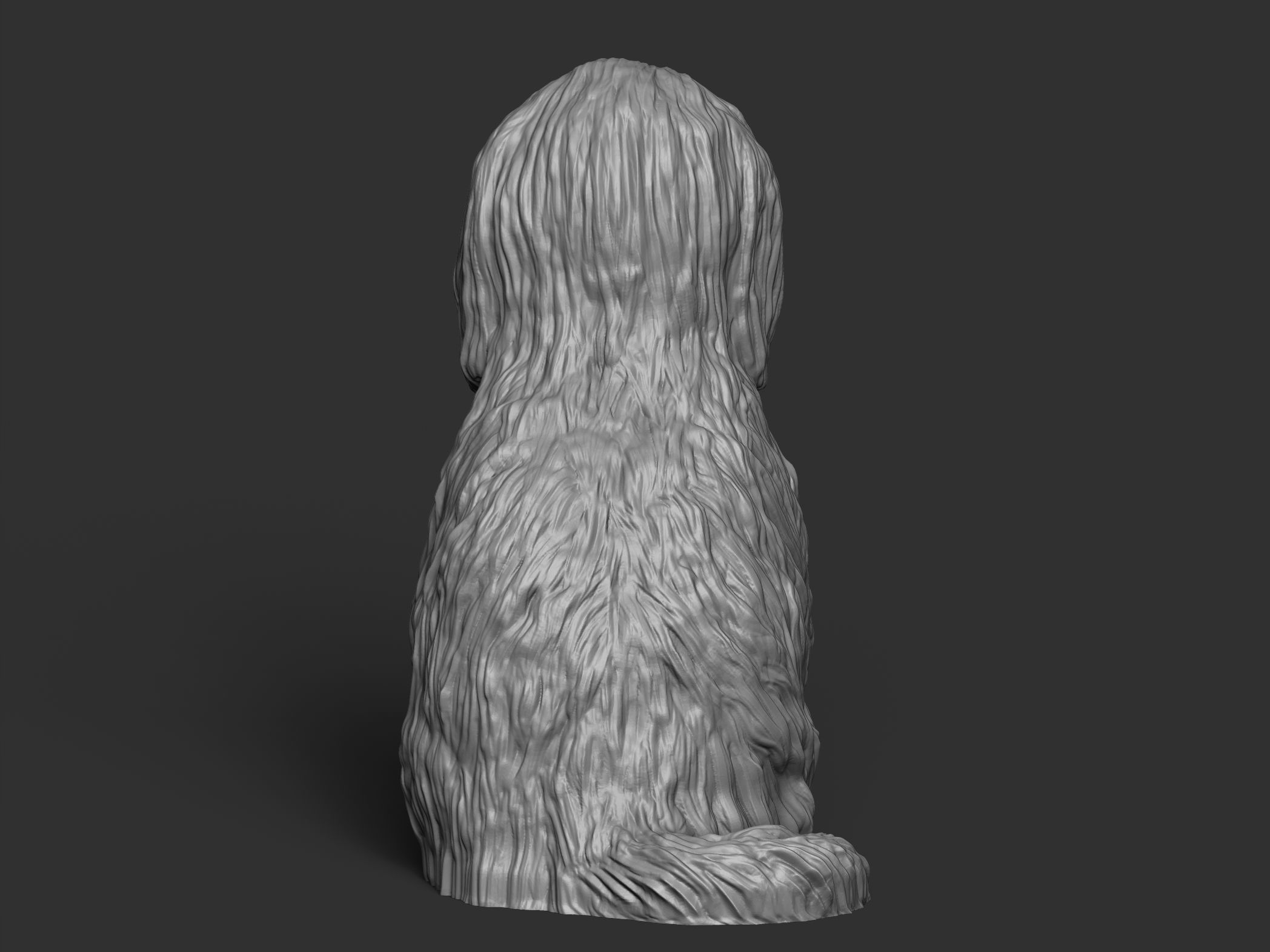 Old english sheepdog 3D model 3D printable | CGTrader