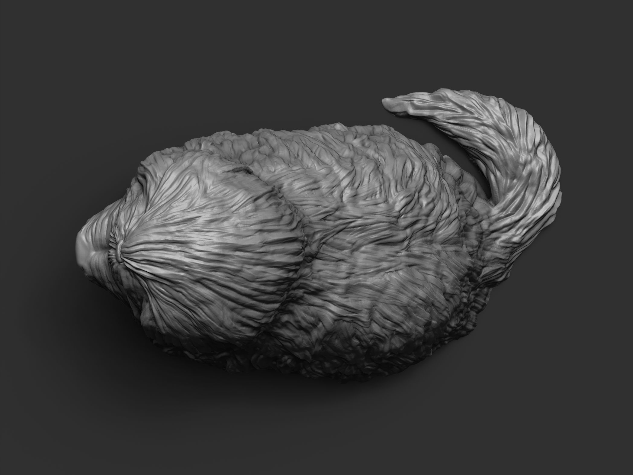 Old english sheepdog 3D model 3D printable | CGTrader