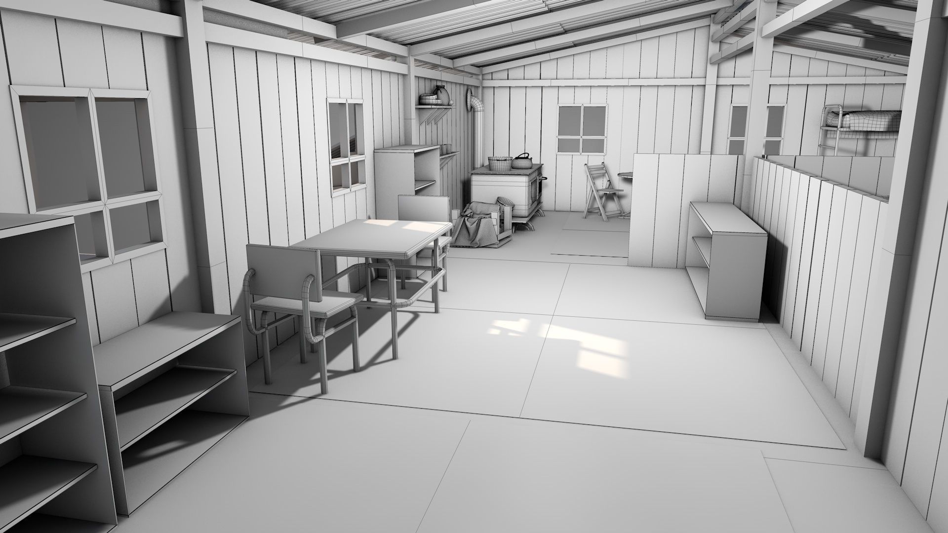 Arizona Desert Shack v5 3D model | CGTrader