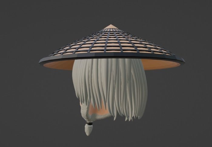 Old Ronin-Samurai Head free 3D model 3D printable | CGTrader