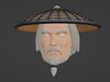 Old Ronin-Samurai Head free 3D model 3D printable | CGTrader