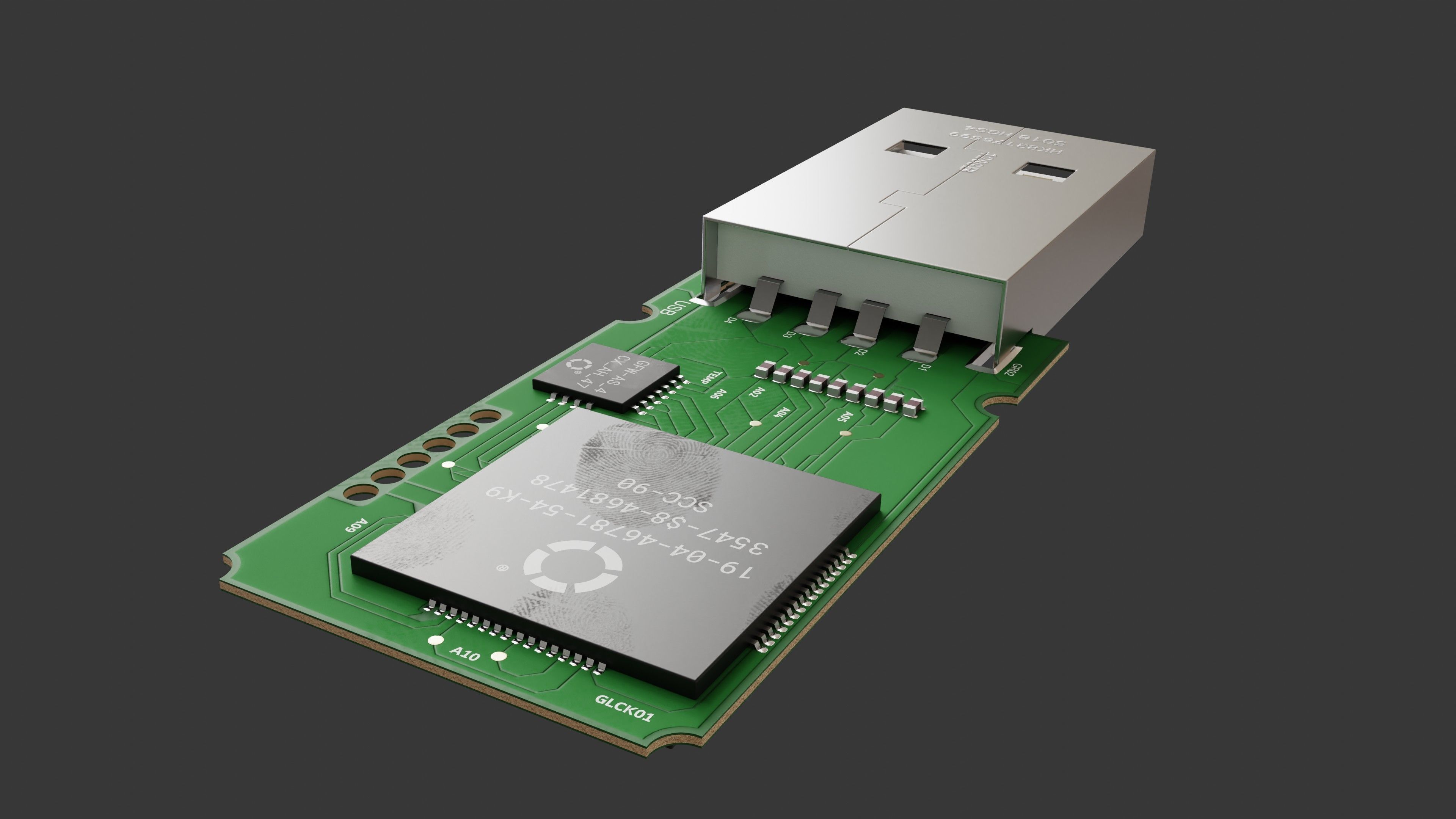 10 realistic Flash Drive models plus 2 Motherboard PCBs 3D model | CGTrader