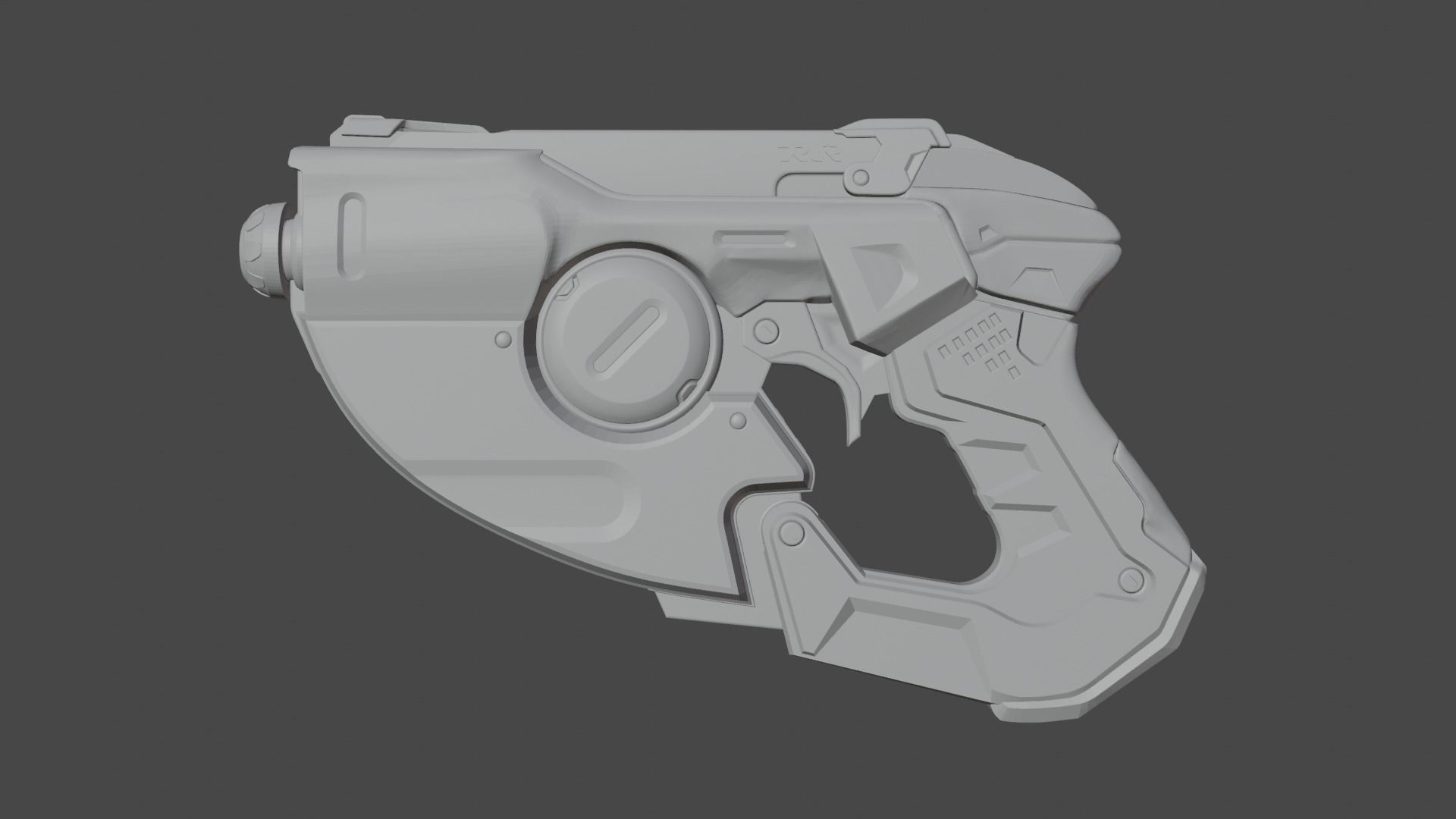 Overwatch 2 - Tracer Pulse Pistol 3D model 3D printable | CGTrader
