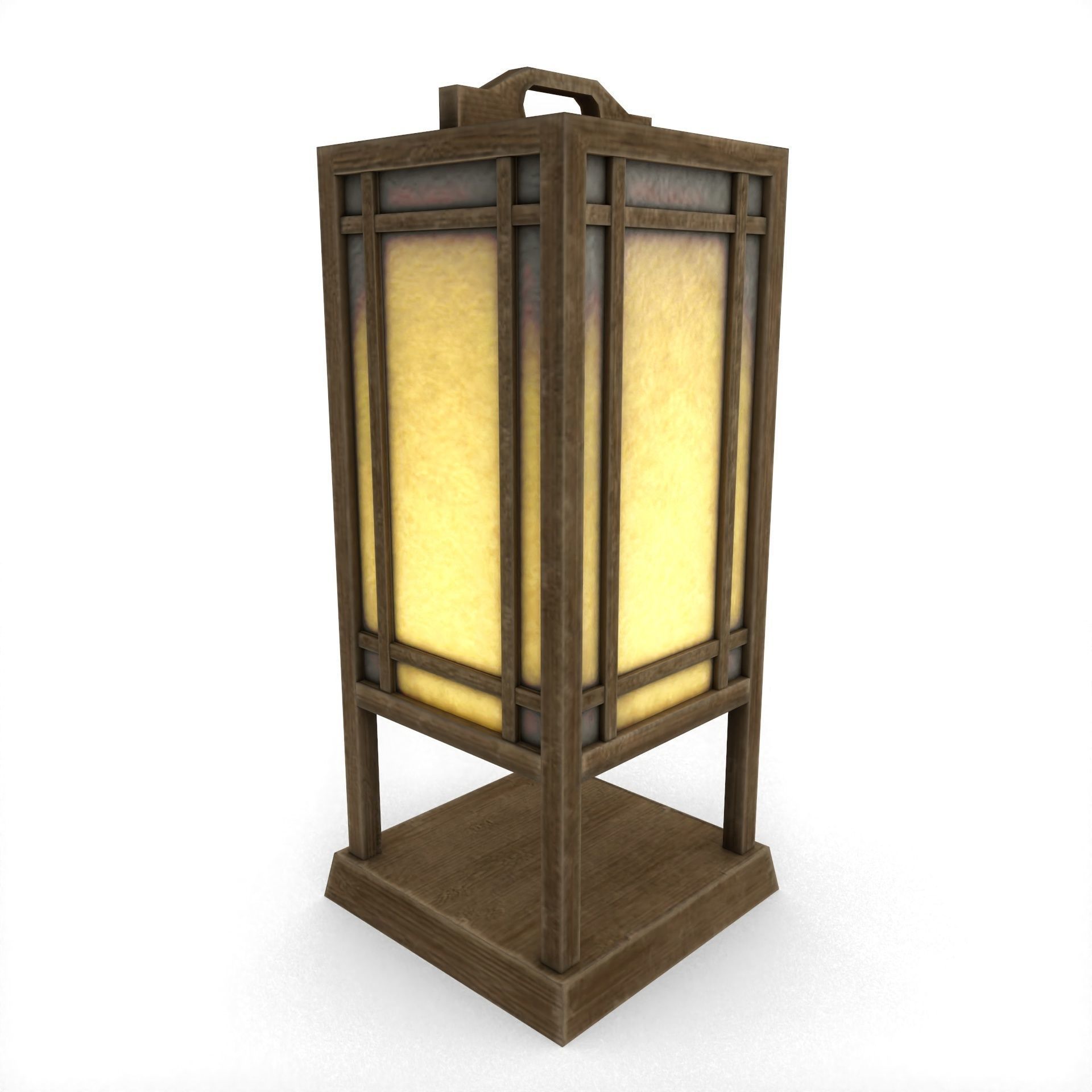 3D model Japanese Traditional Andon Lamp VR / AR / low-poly | CGTrader