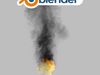Blender Cycles Render Simulation Realistic Fire and Smoke 3D model animated | CGTrader