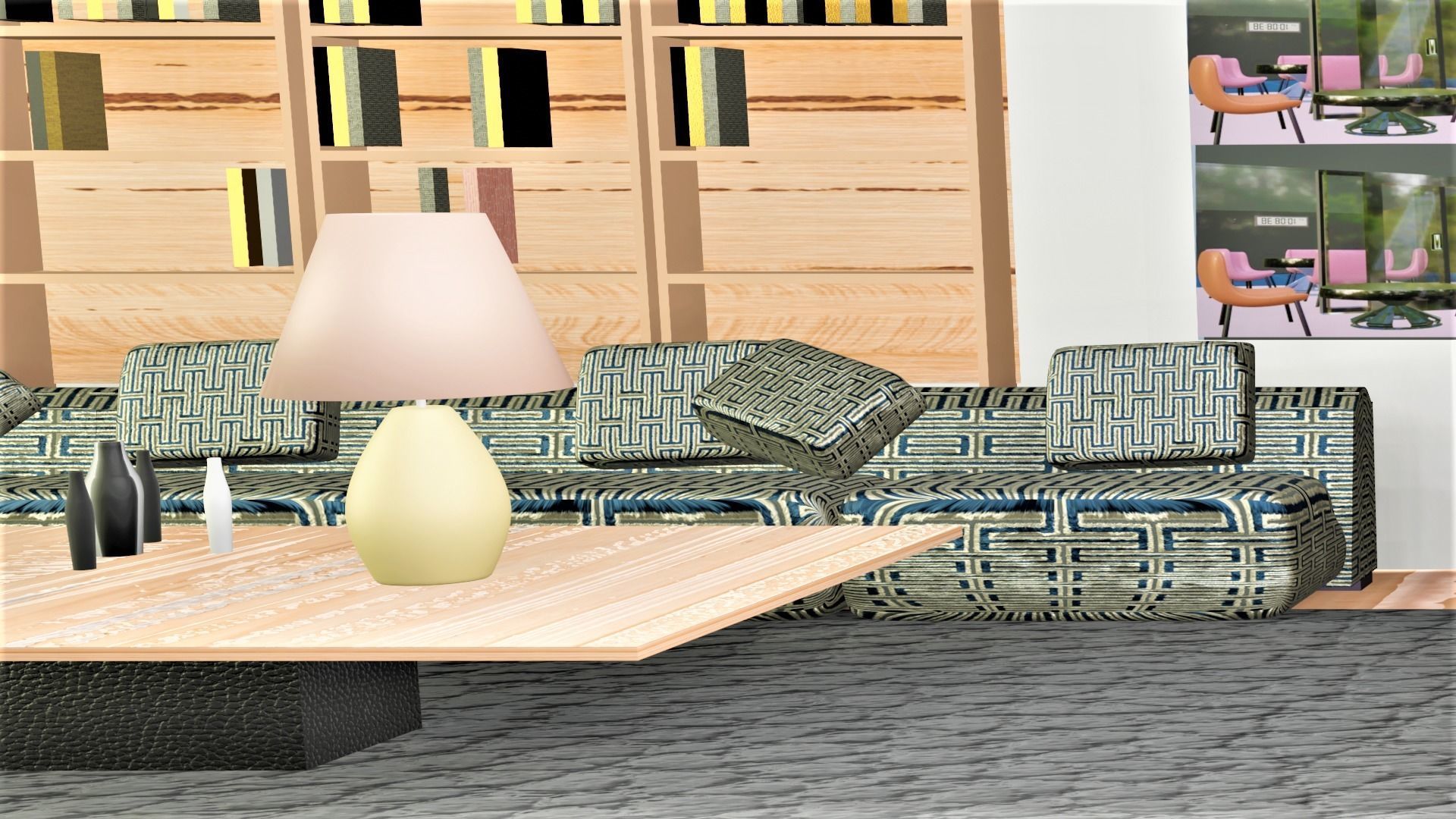 3D interior bedroom modeling design with blender 3D model | CGTrader