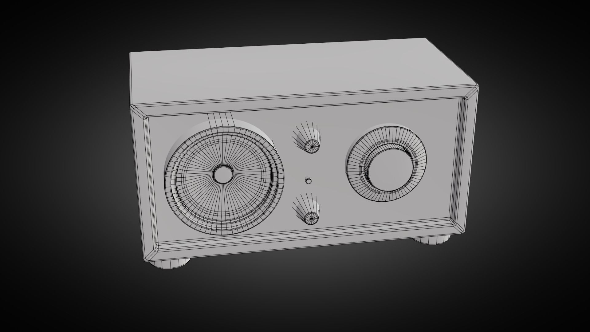 Radio Basic free 3D model | CGTrader