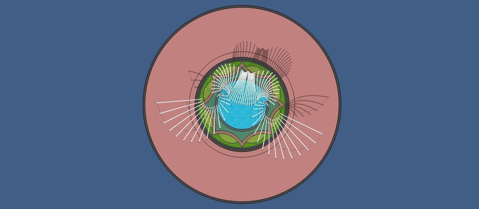 Round About steel pipe Artwork Sketchup dan 3d autocad 3D model | CGTrader