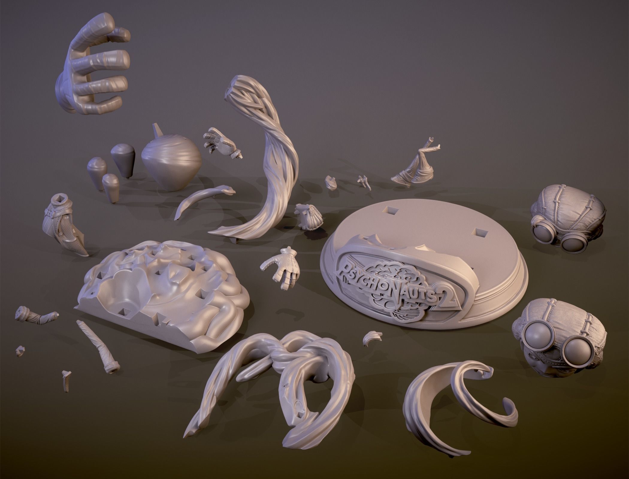 Razputin Aquato - Psychonauts 2 fan art 3d print figurine 3D model 3D ...