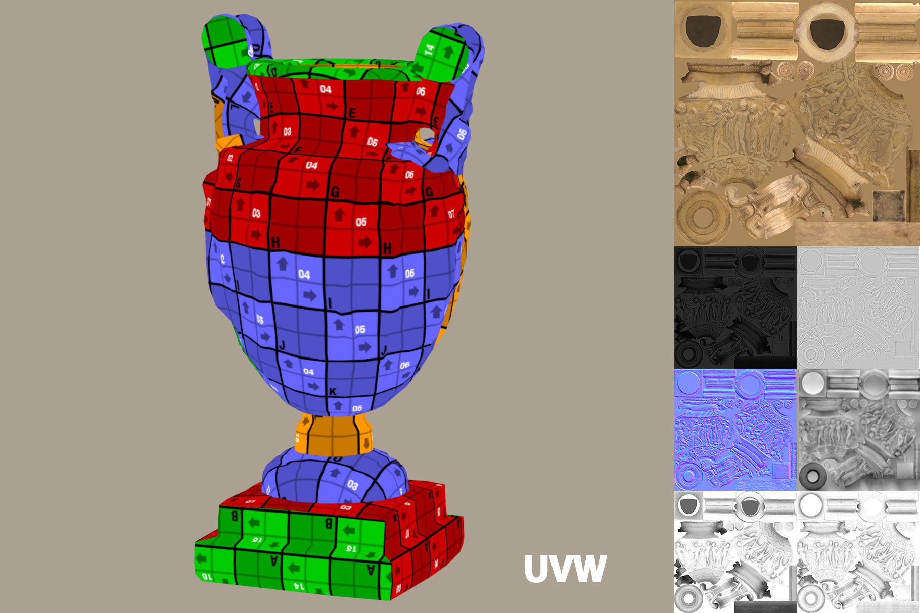 3D model Ancient Objects Pack VR / AR / low-poly | CGTrader