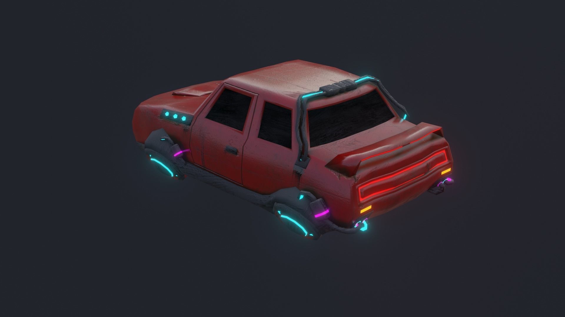 3D model Hovercar sedan VR / AR / low-poly | CGTrader