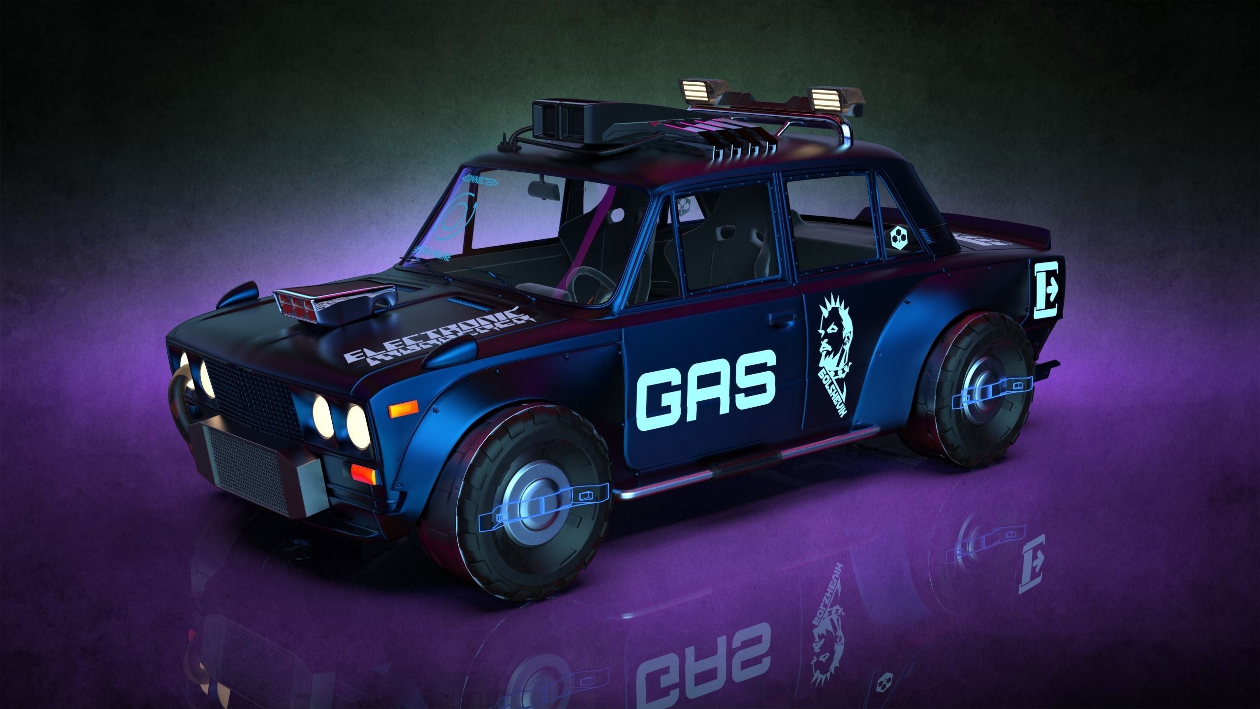 Cyber lada HP for renders 3D model | CGTrader