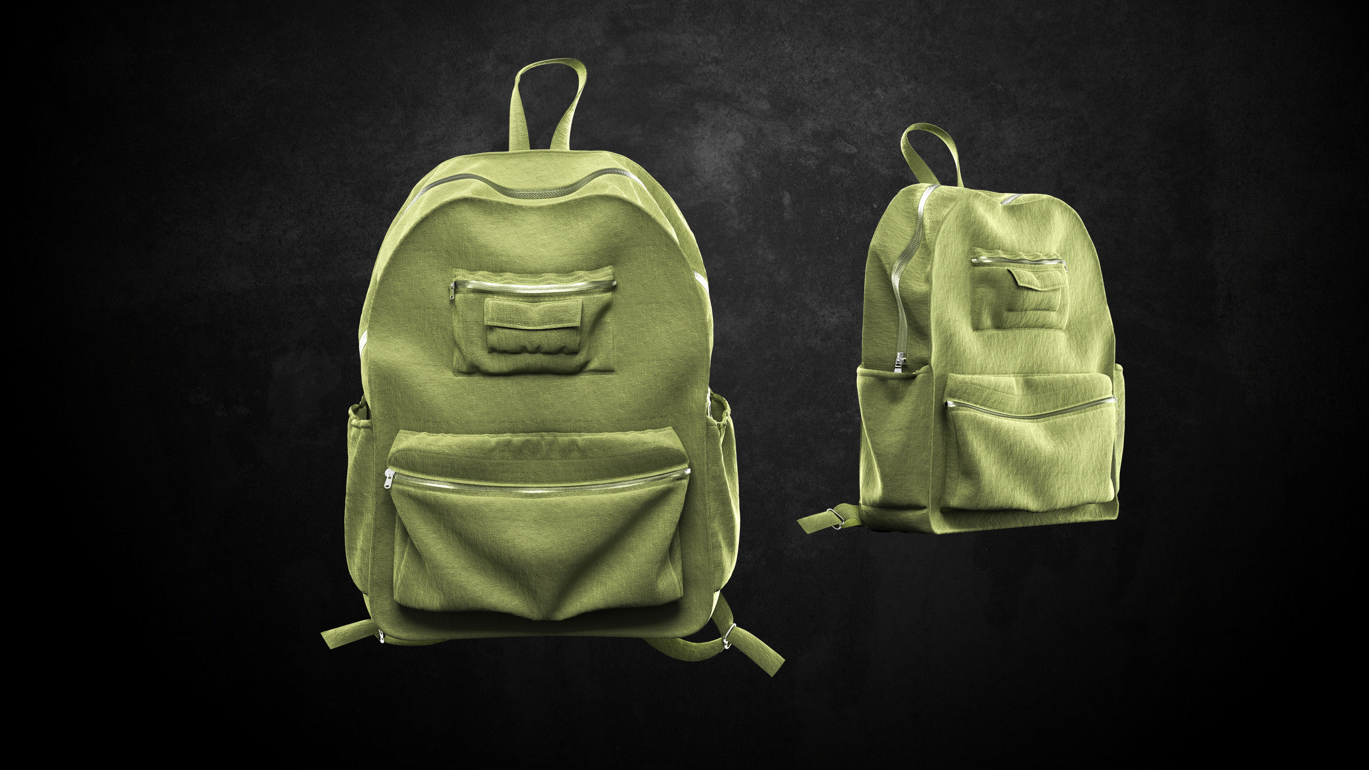 Sport wear and Backpack 3D model | CGTrader