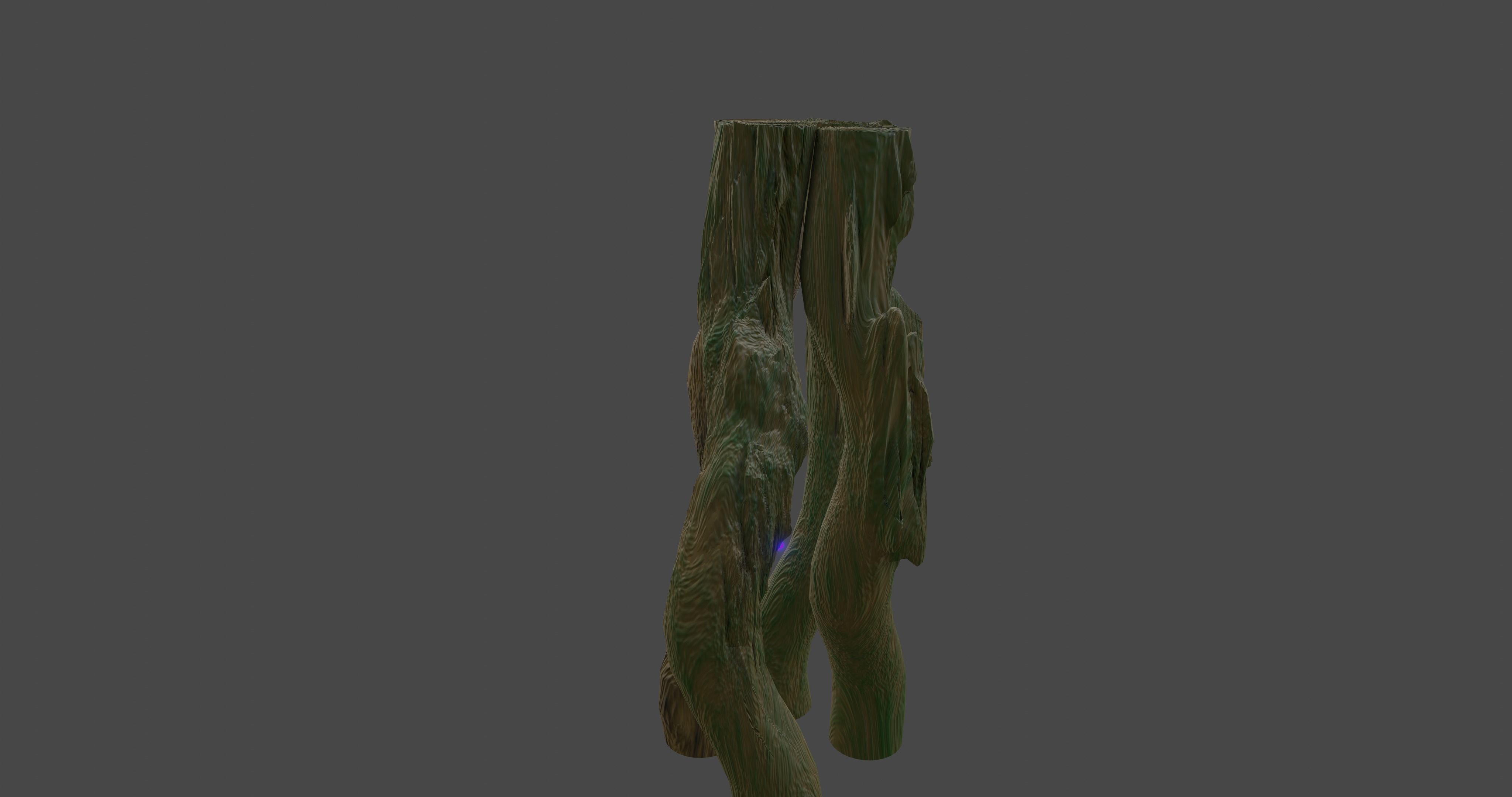 skull king with skeleton design and pebble and grass free 3D model ...