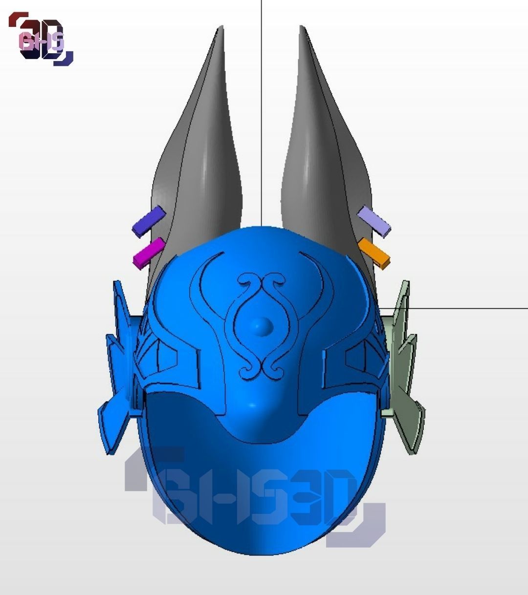 Cyno original helmet 3D model 3D printable | CGTrader