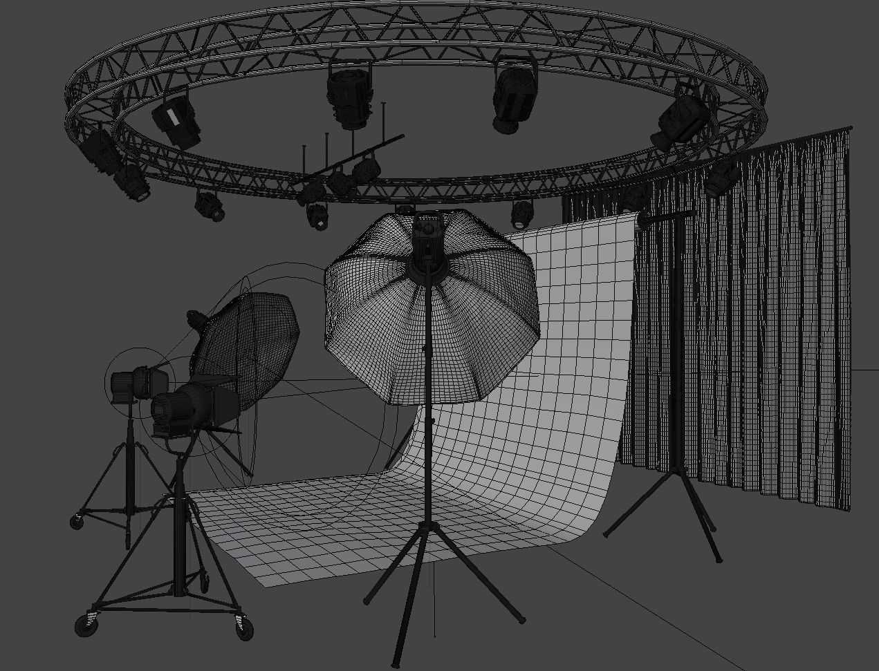 Photo Studio 3D Pack 3D model | CGTrader