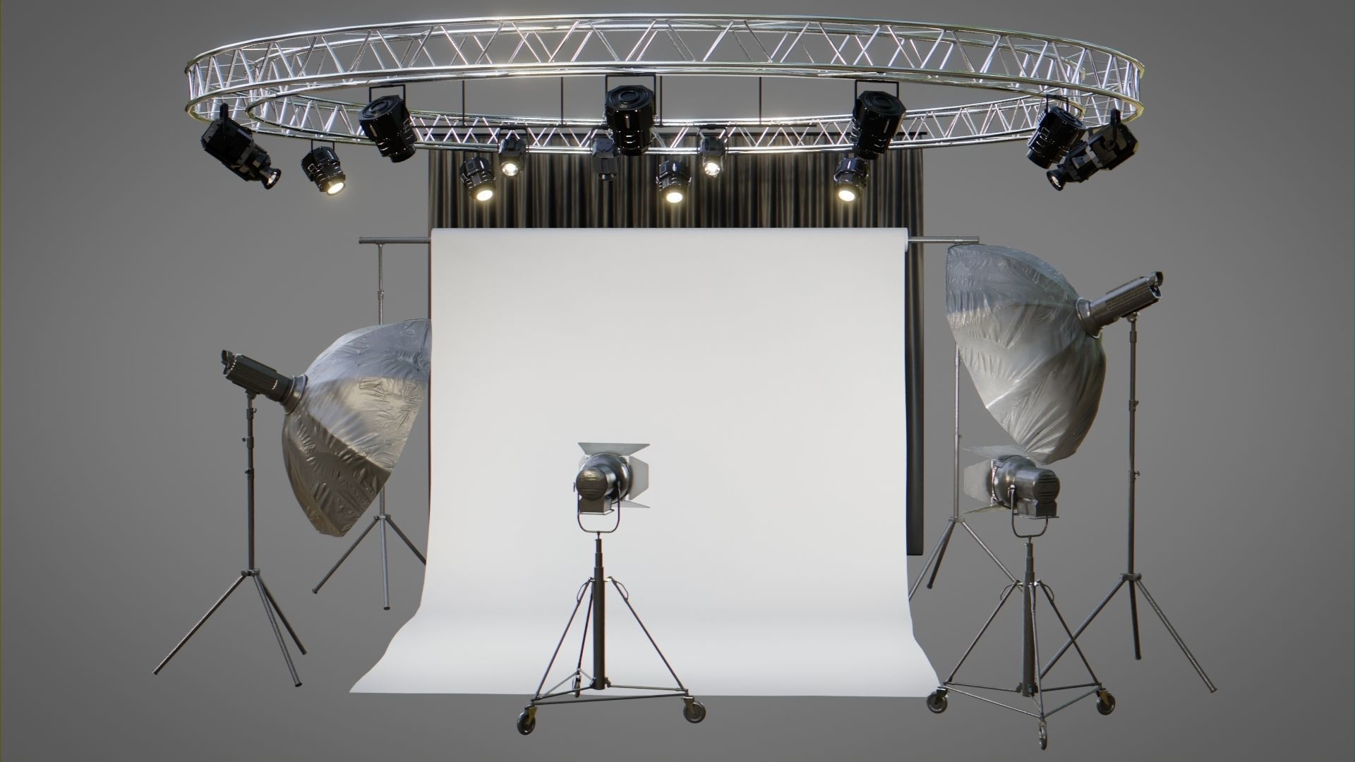 Photo Studio 3D Pack 3D model | CGTrader