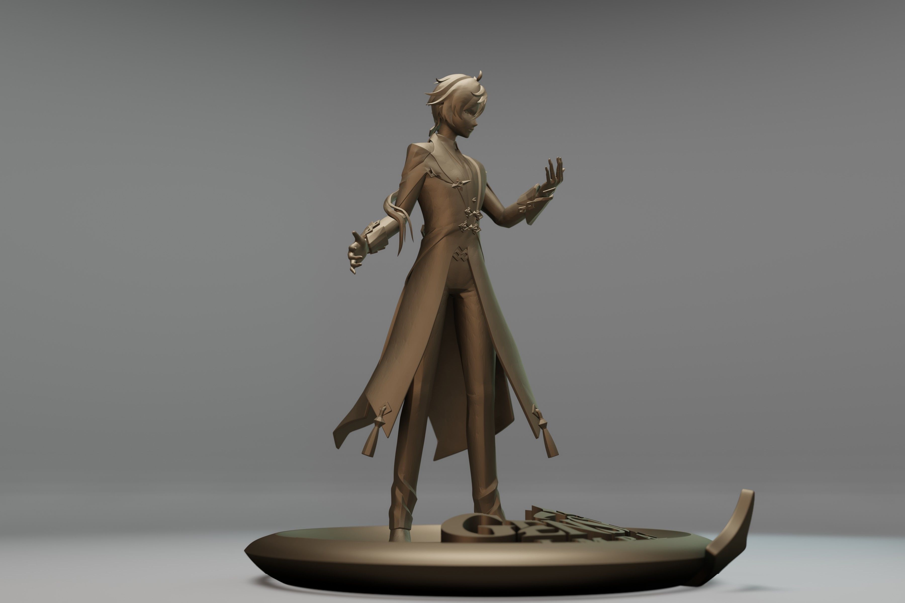 ZHONGLI - GENSHIN IMPACT free 3D model 3D printable | CGTrader