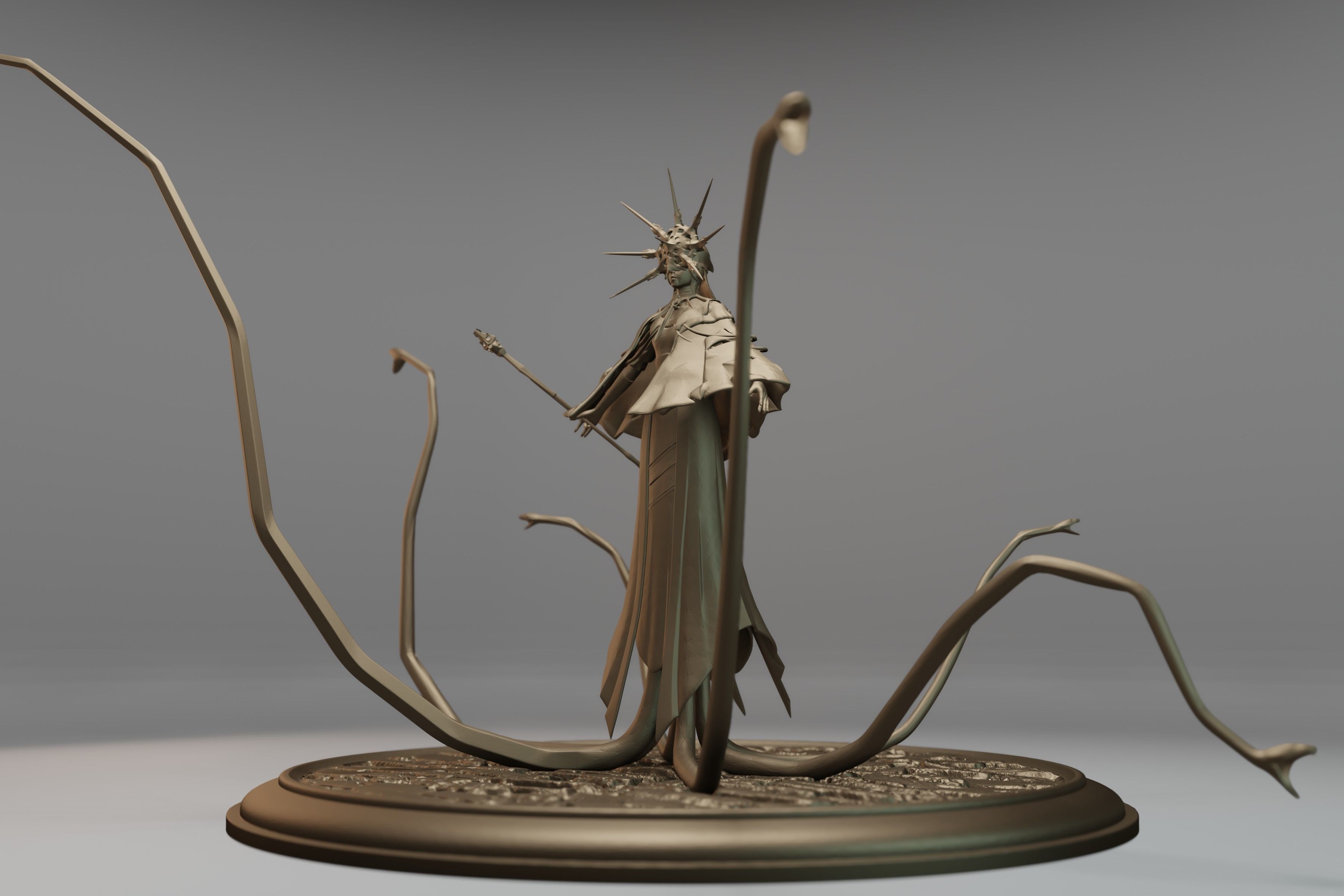 DARK SUN GWYNDOLIN - DARK SOULS 3D model 3D printable | CGTrader