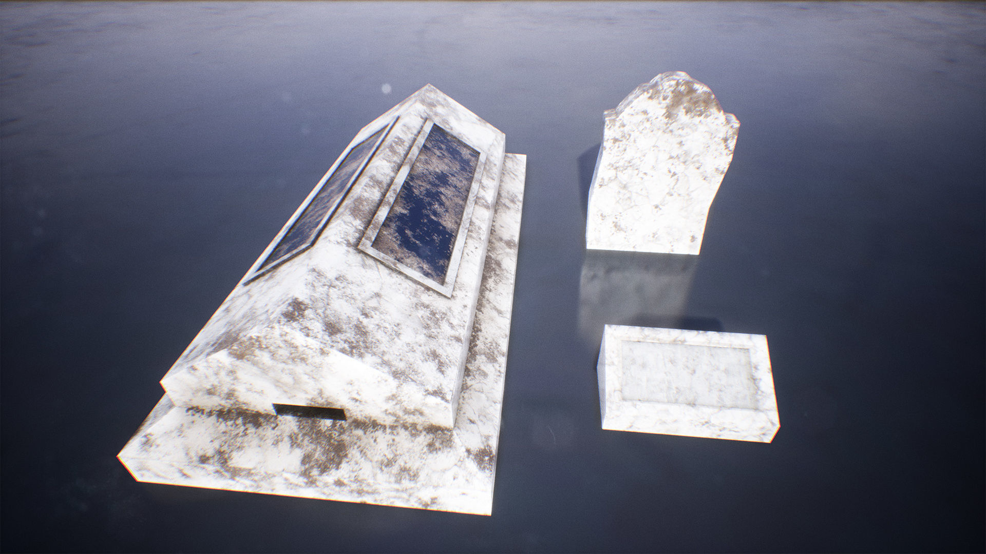 3D model Gravestones 14 Variations VR / AR / low-poly | CGTrader