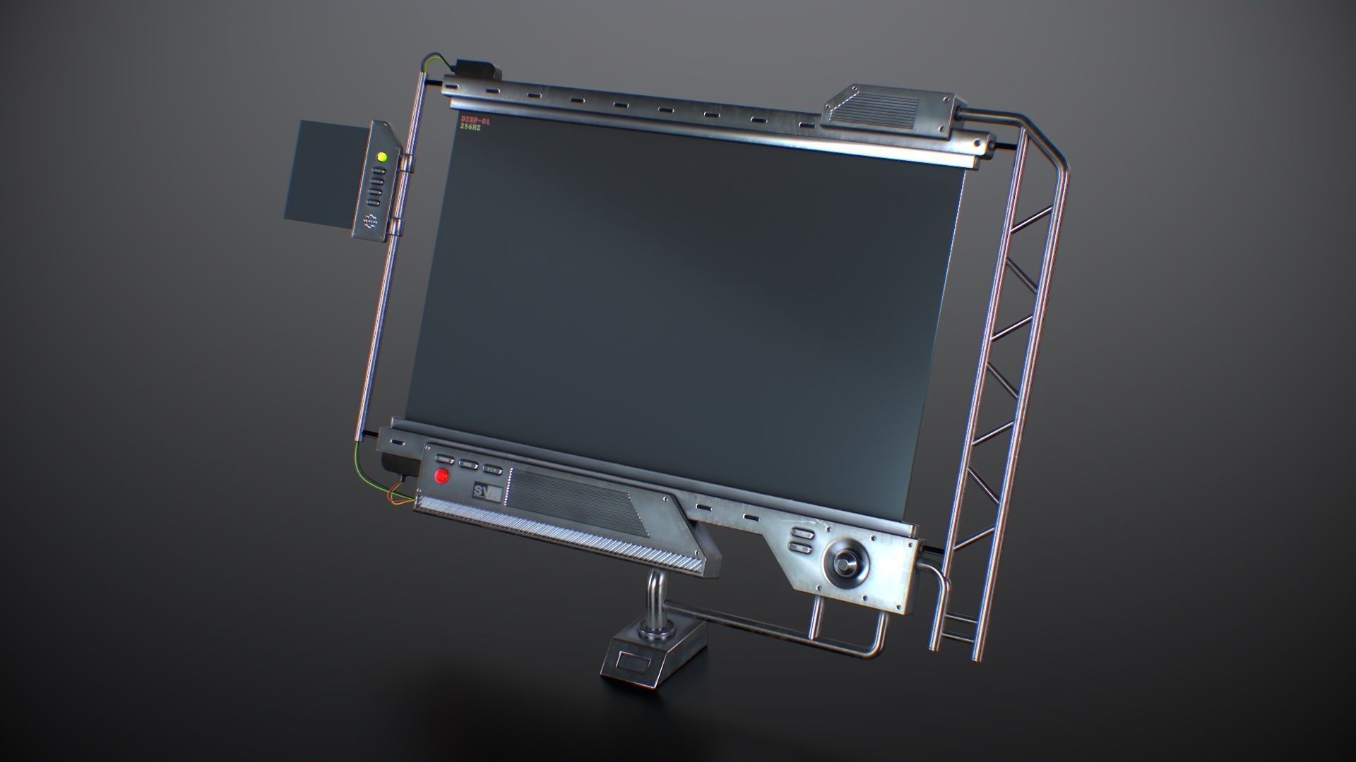 3D model Sci-Fi Screen Display Monitor VR / AR / low-poly | CGTrader