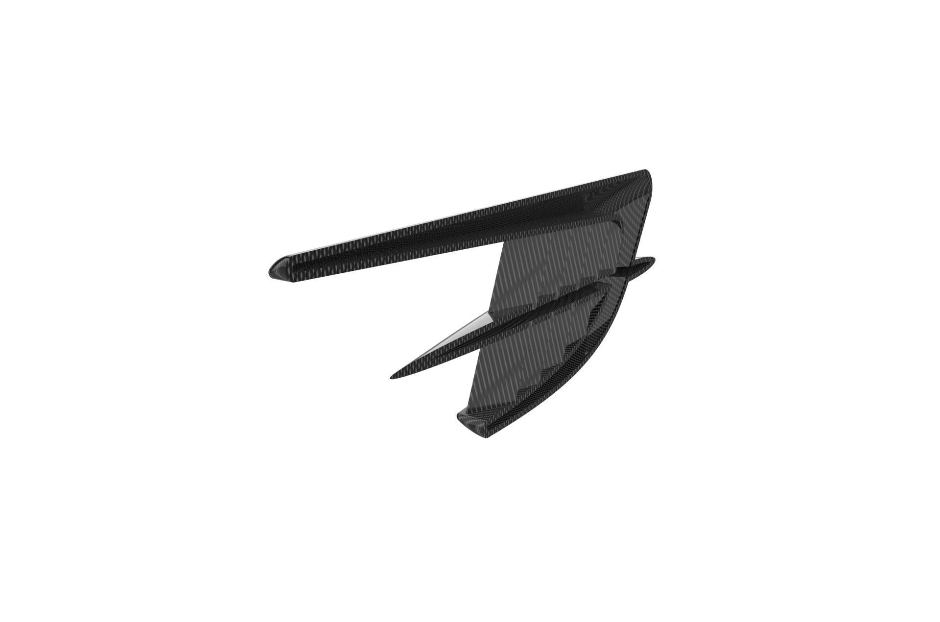 Automotive Side Fender Fin 3D model 3D printable | CGTrader