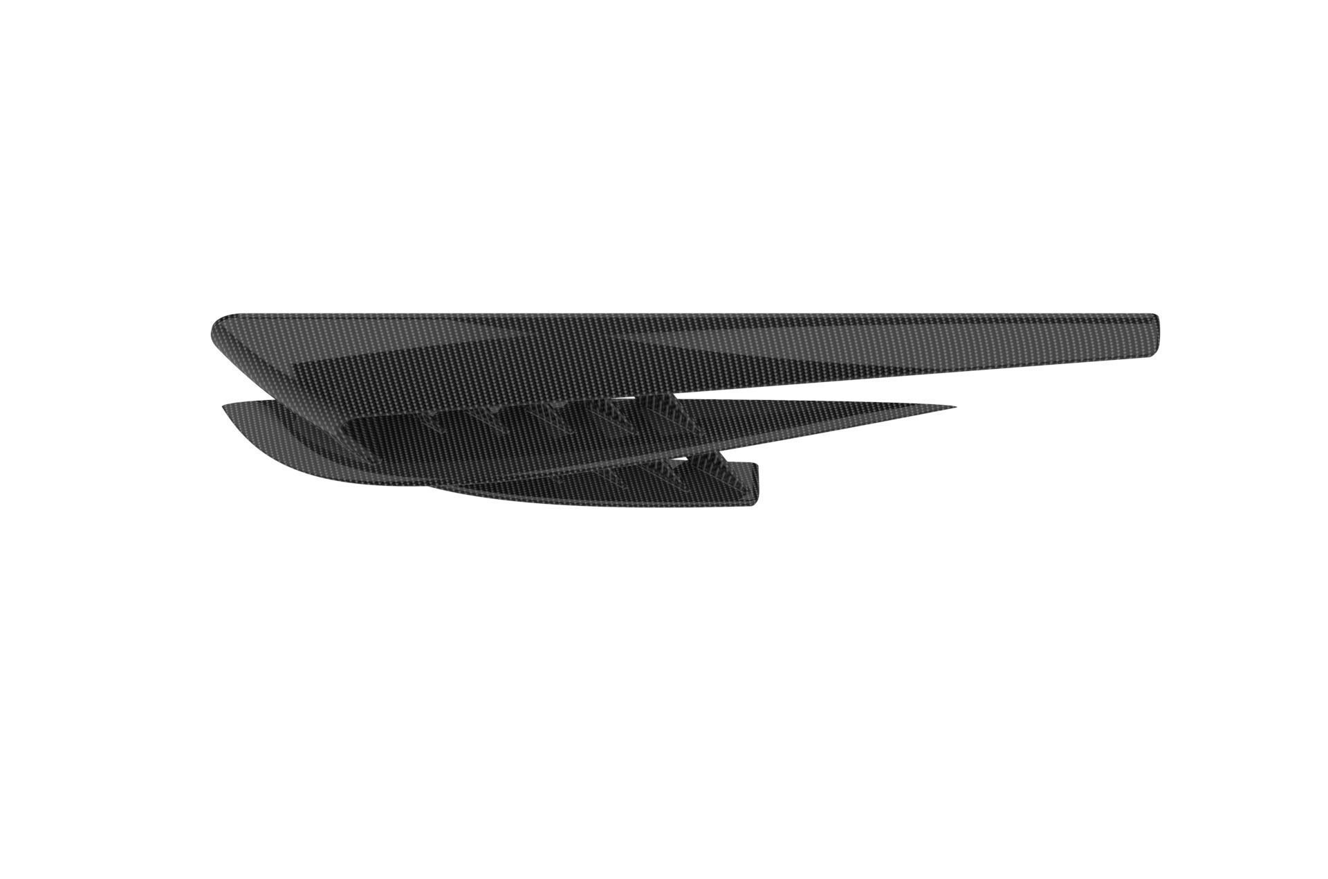 Automotive Side Fender Fin 3D model 3D printable | CGTrader