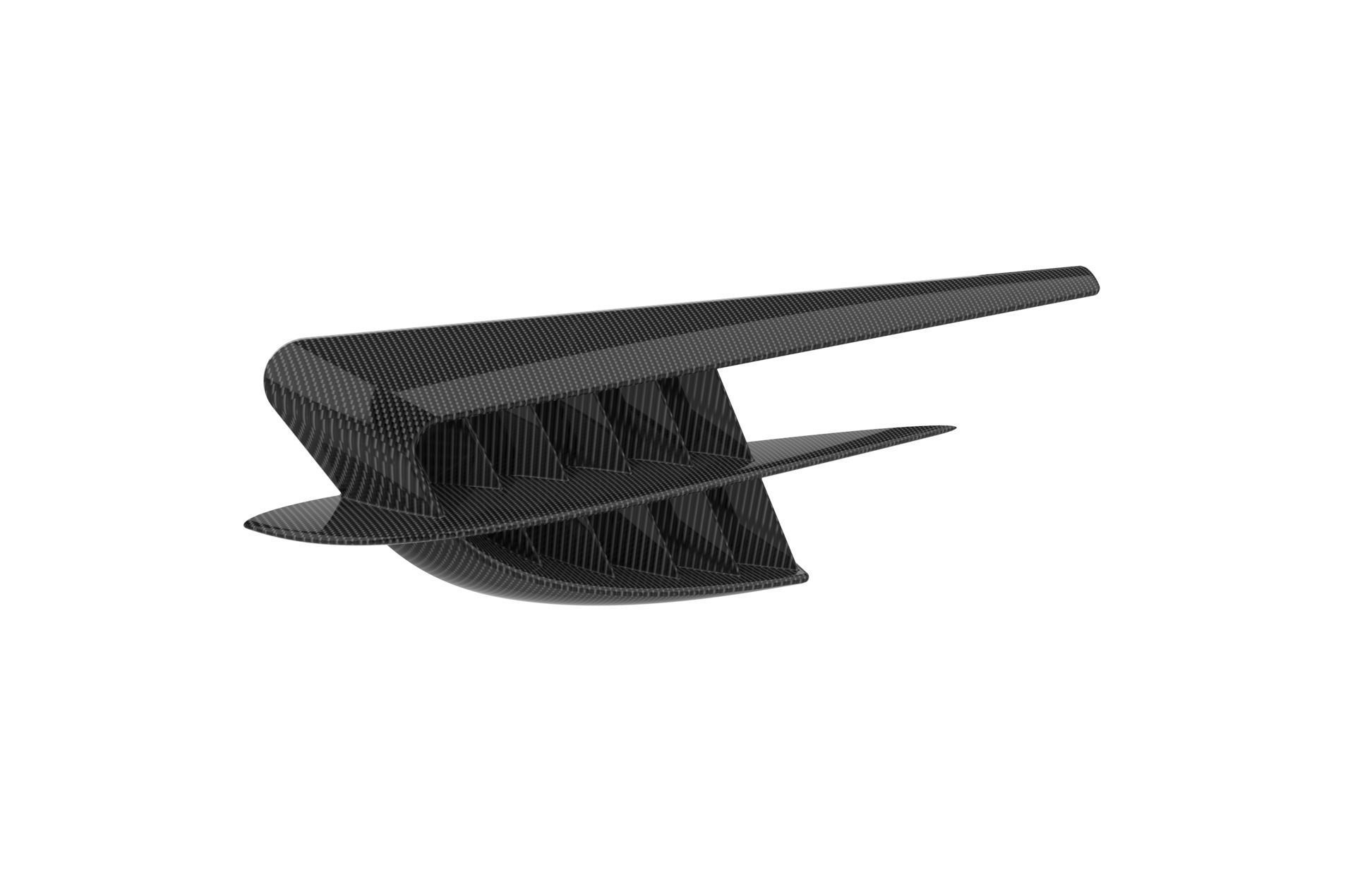 Automotive Side Fender Fin 3D model 3D printable | CGTrader