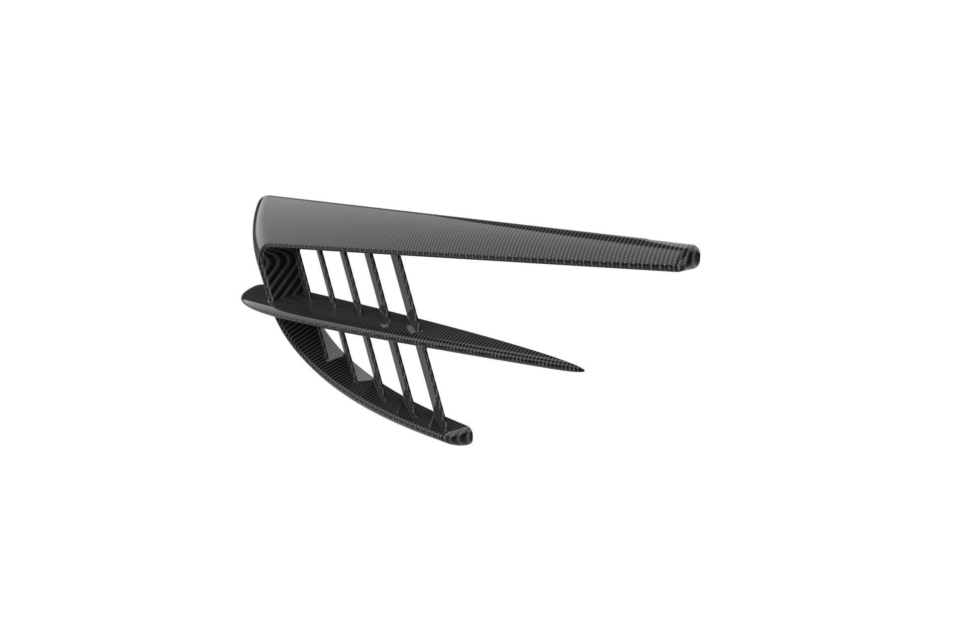 Automotive Side Fender Fin 3D model 3D printable | CGTrader