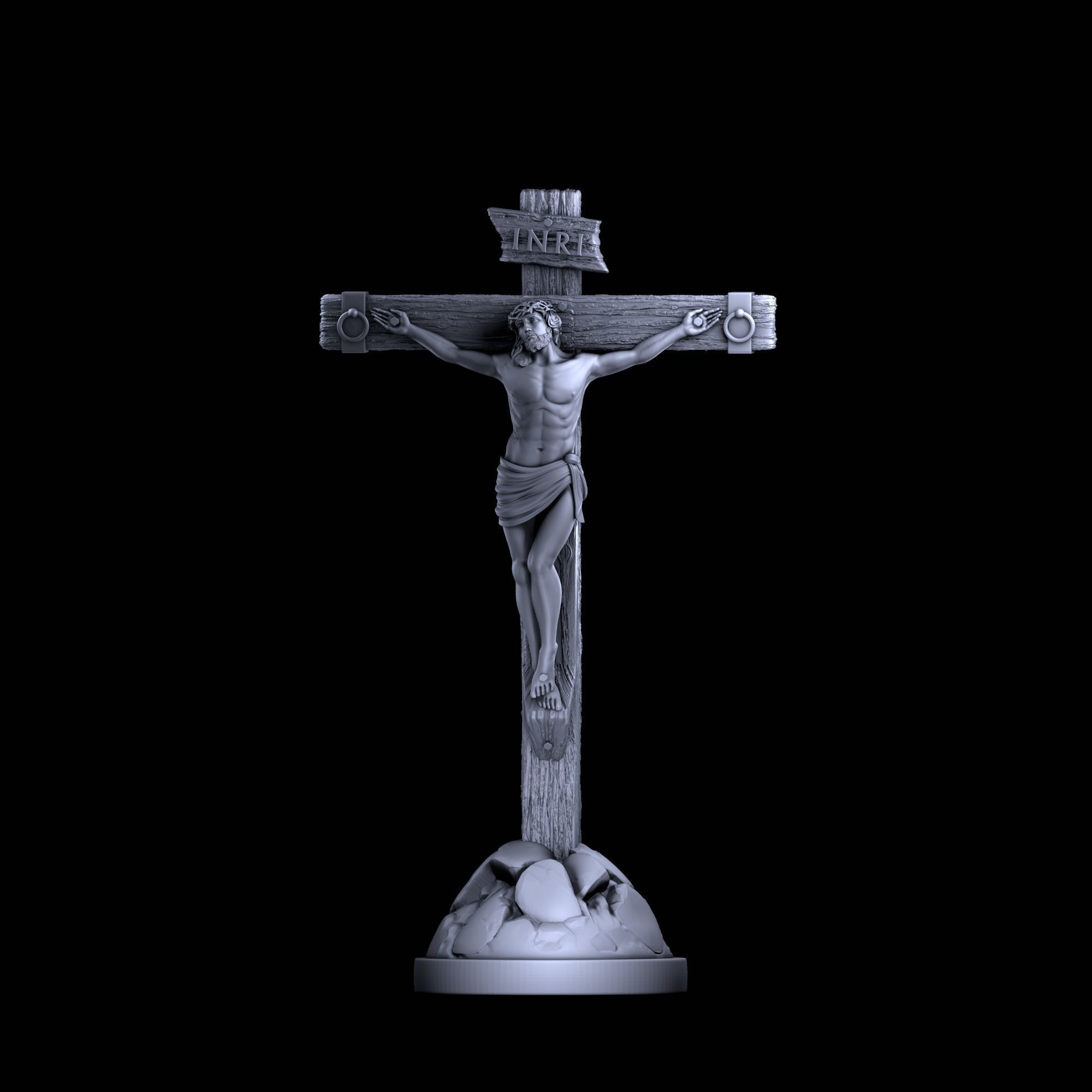 3D model Sculpture of Jesus for 3D printing and CNC 3D model 3D ...