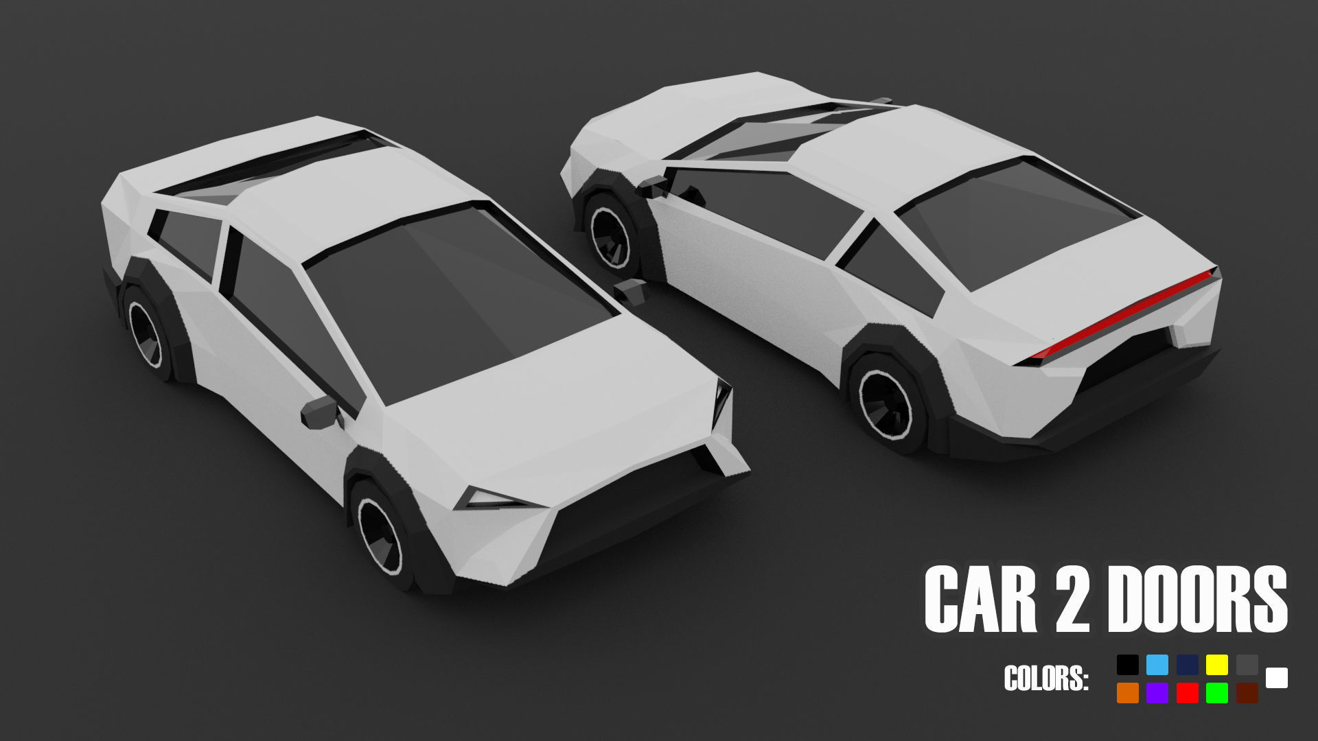 3D model CITY CARS PACK VR / AR / low-poly | CGTrader