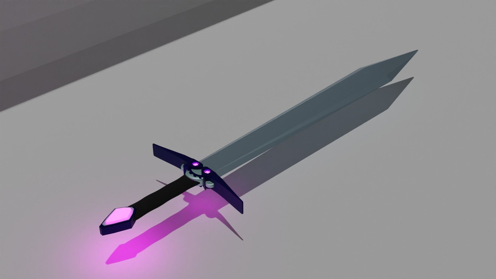 3D model Low Poly Phantom Sword VR / AR / low-poly | CGTrader